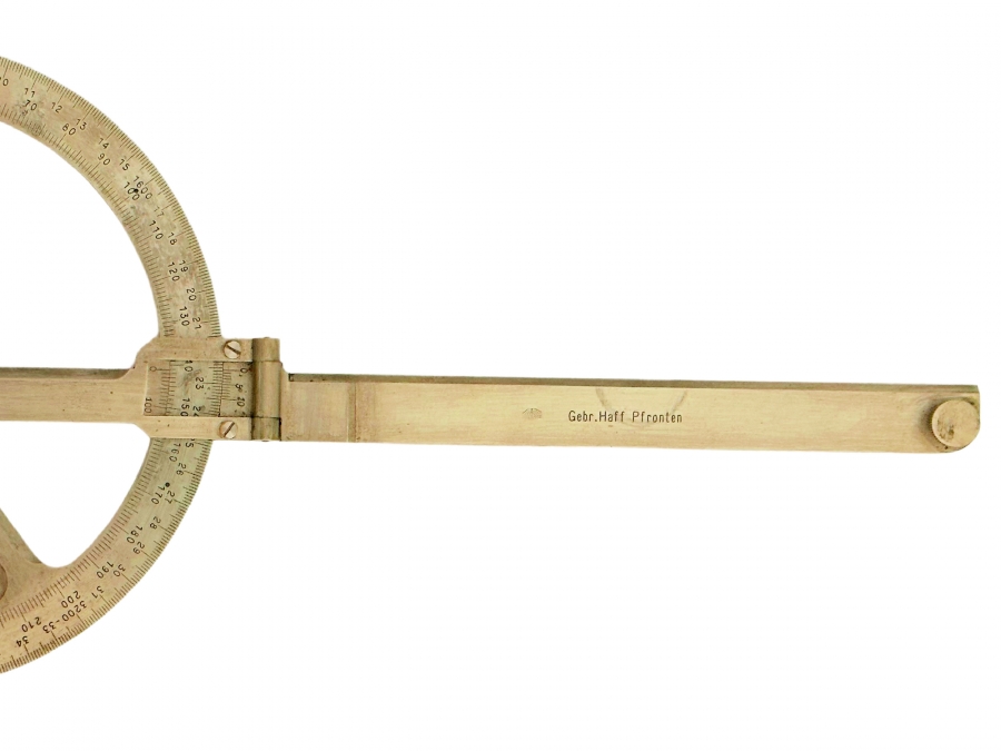 Original German WWII Artillery Protractor/Calculator Set by Gebr.haff ...