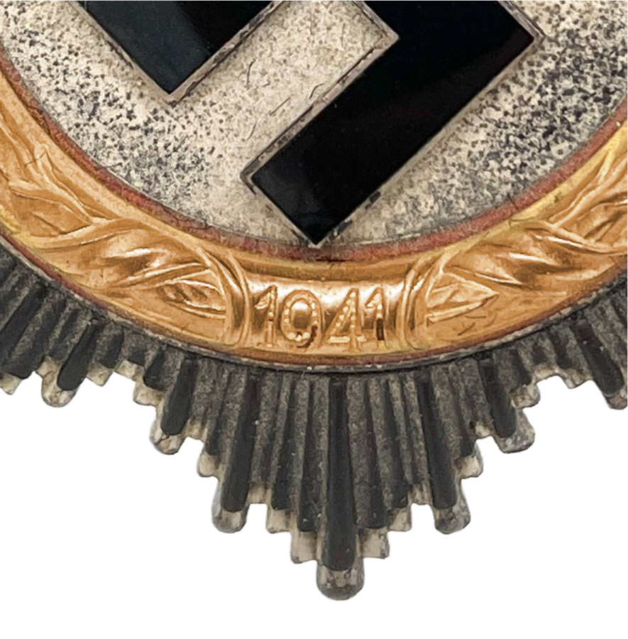 German Cross (Deutsches Kreuz) in Gold Award Metal Badge (Post War ...