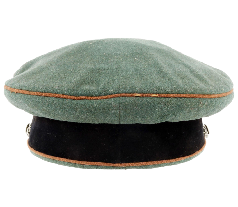 WW2 German SS-Totenkopfverbände Concentration Camp Officer Visor Cap ...