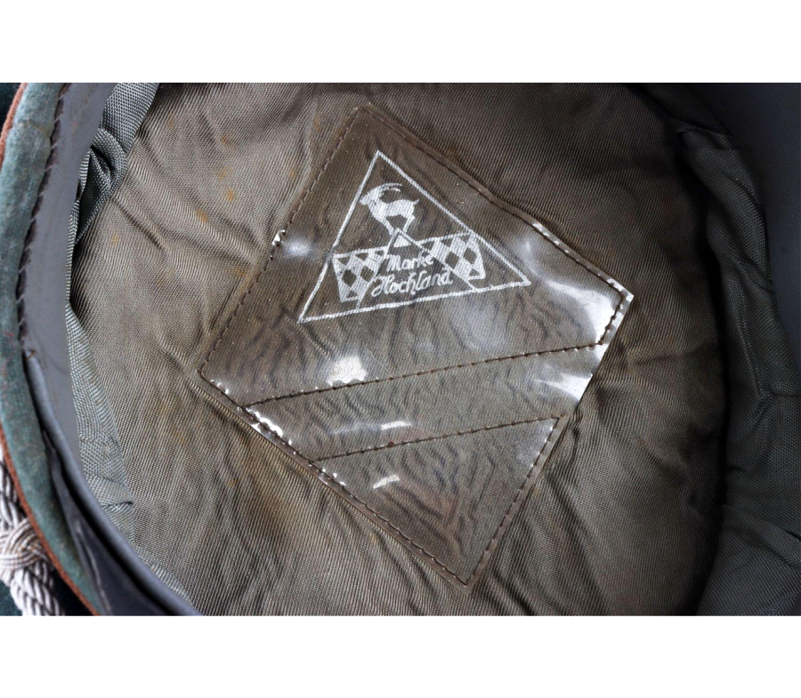 WW2 German SS-Totenkopfverbände Concentration Camp Officer Visor Cap ...