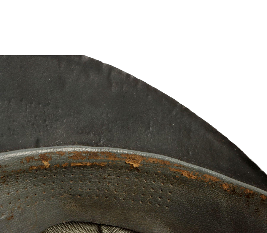 WW2 German SS-Totenkopfverbände Concentration Camp Officer Visor Cap ...