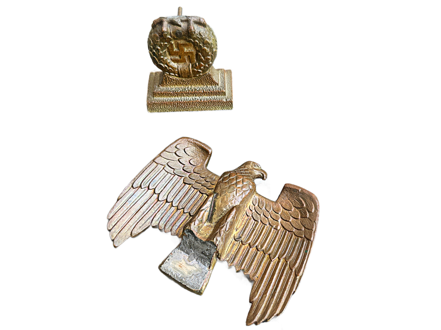 WW2 German Third Reich Bronze Eagle From Dachau Concentration Camp In ...