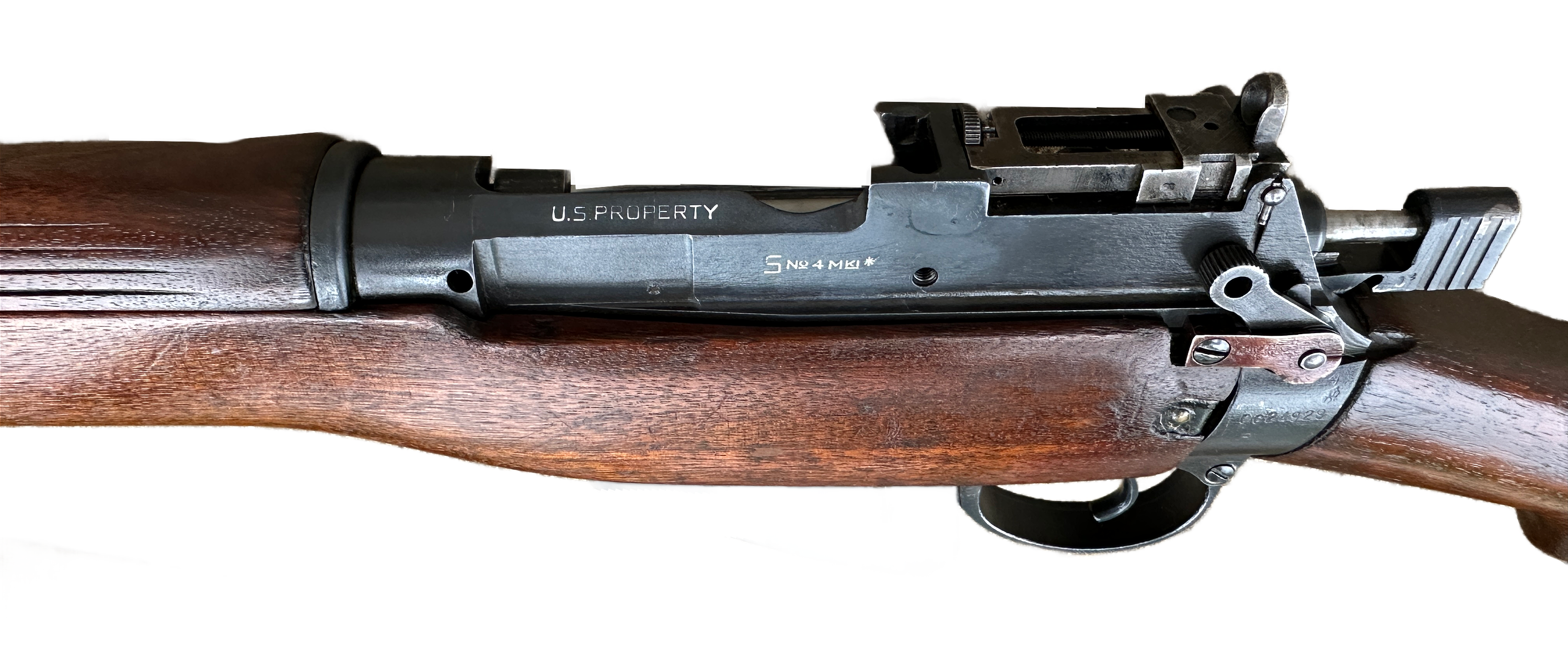 WW2 British Savage Enfield No.4 MK1 Caliber .303 *Marked “U.S. Property ...