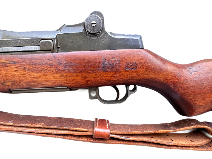 Original WW2 US M1 GARAND 1942 Springfield Armory Rifle with Leather ...