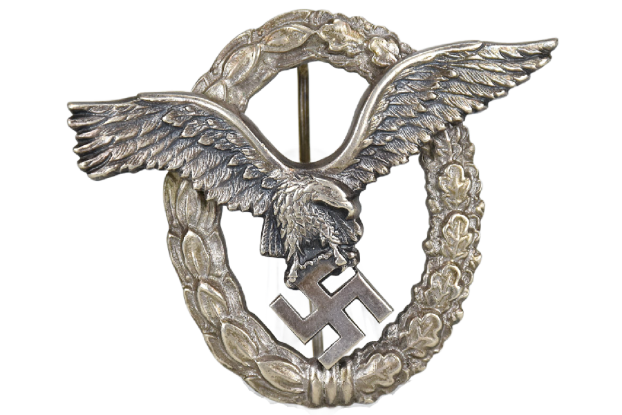 WW2 German Third Reich Luftwaffe Pilots Badge by BSW Original | World ...
