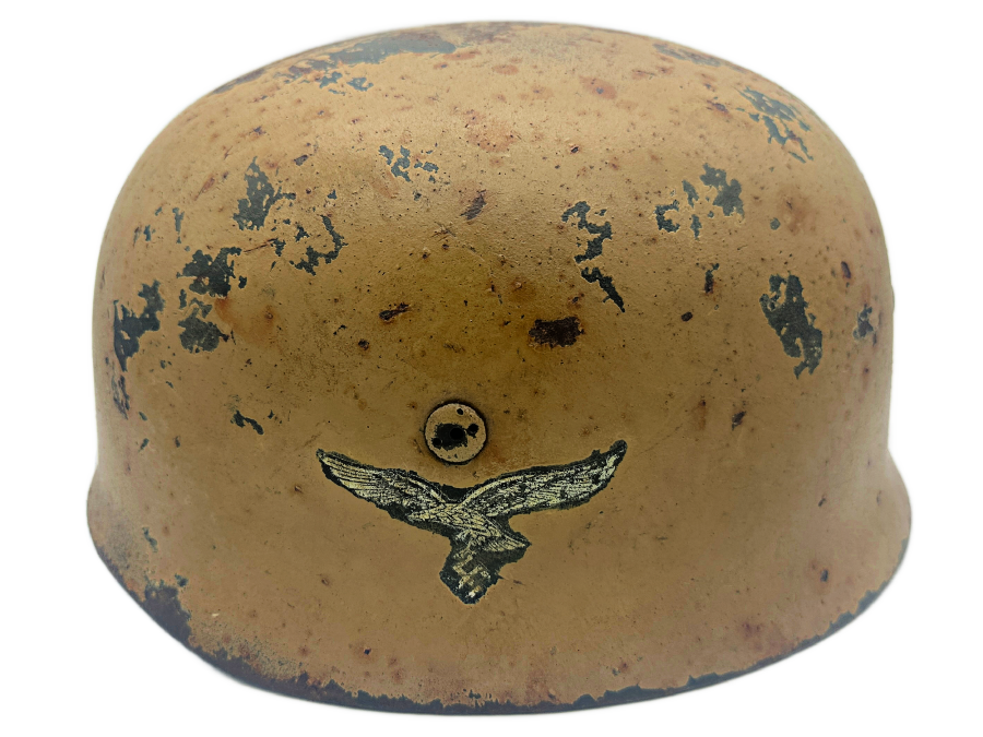 WW2 German Luftwaffe, M38 Tropical Camo Paratrooper Single Decal Helmet ...