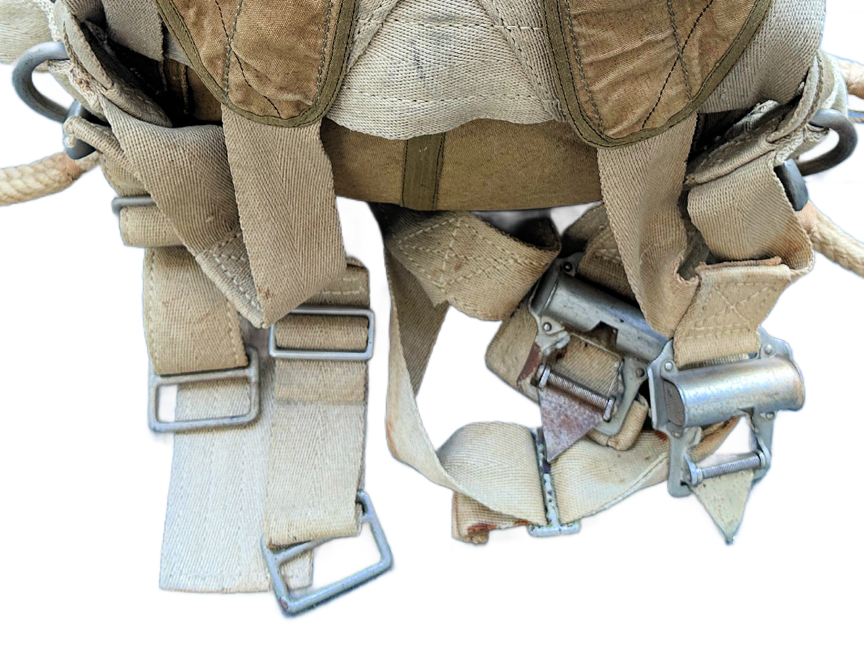 WW2 Original German Paratrooper Fallschirmjager Parachute Complete Set ...