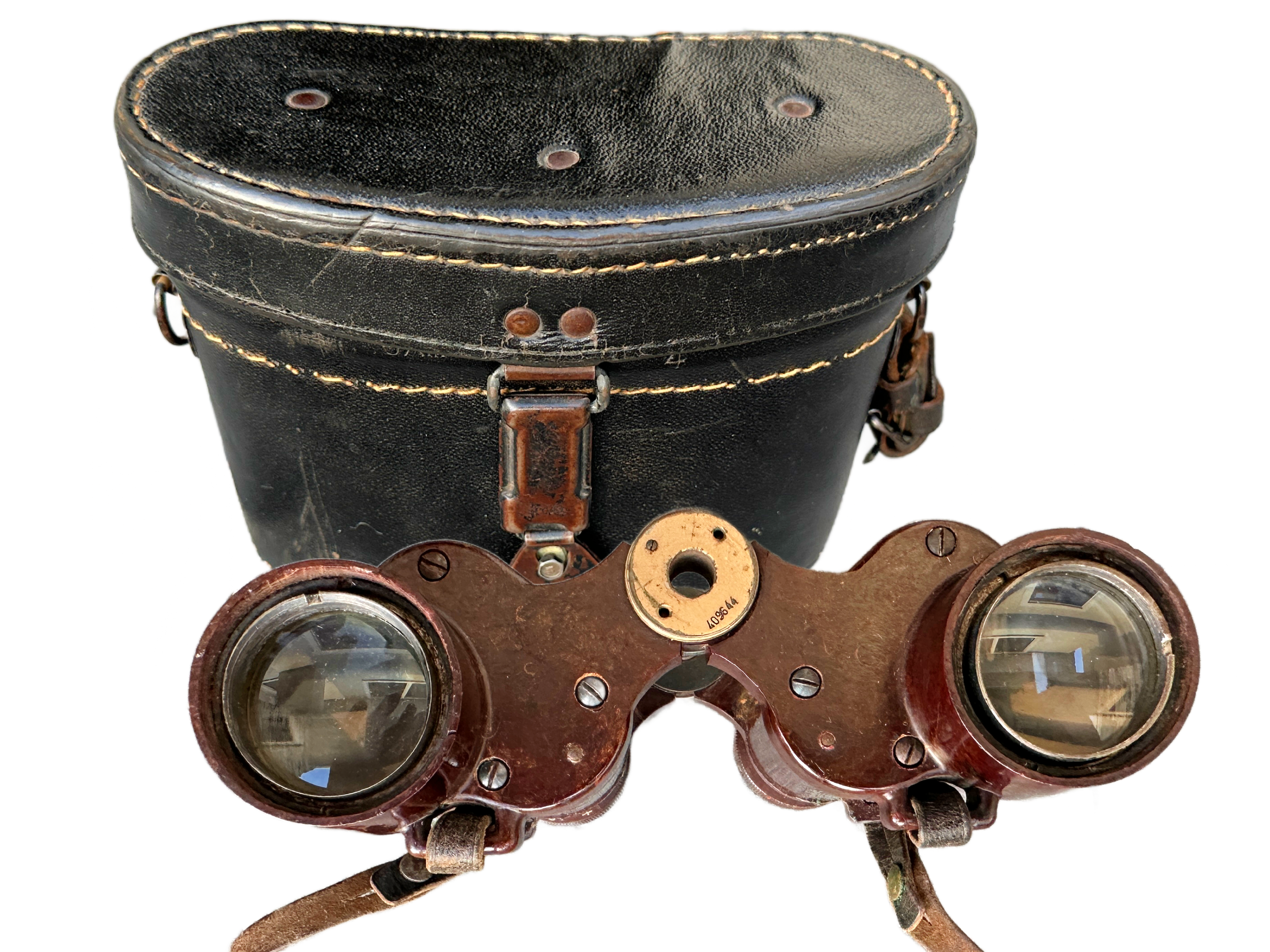 WW2 German RARE Wehrmacht Dienstglas 6x30 Bakelite Binoculars with ...