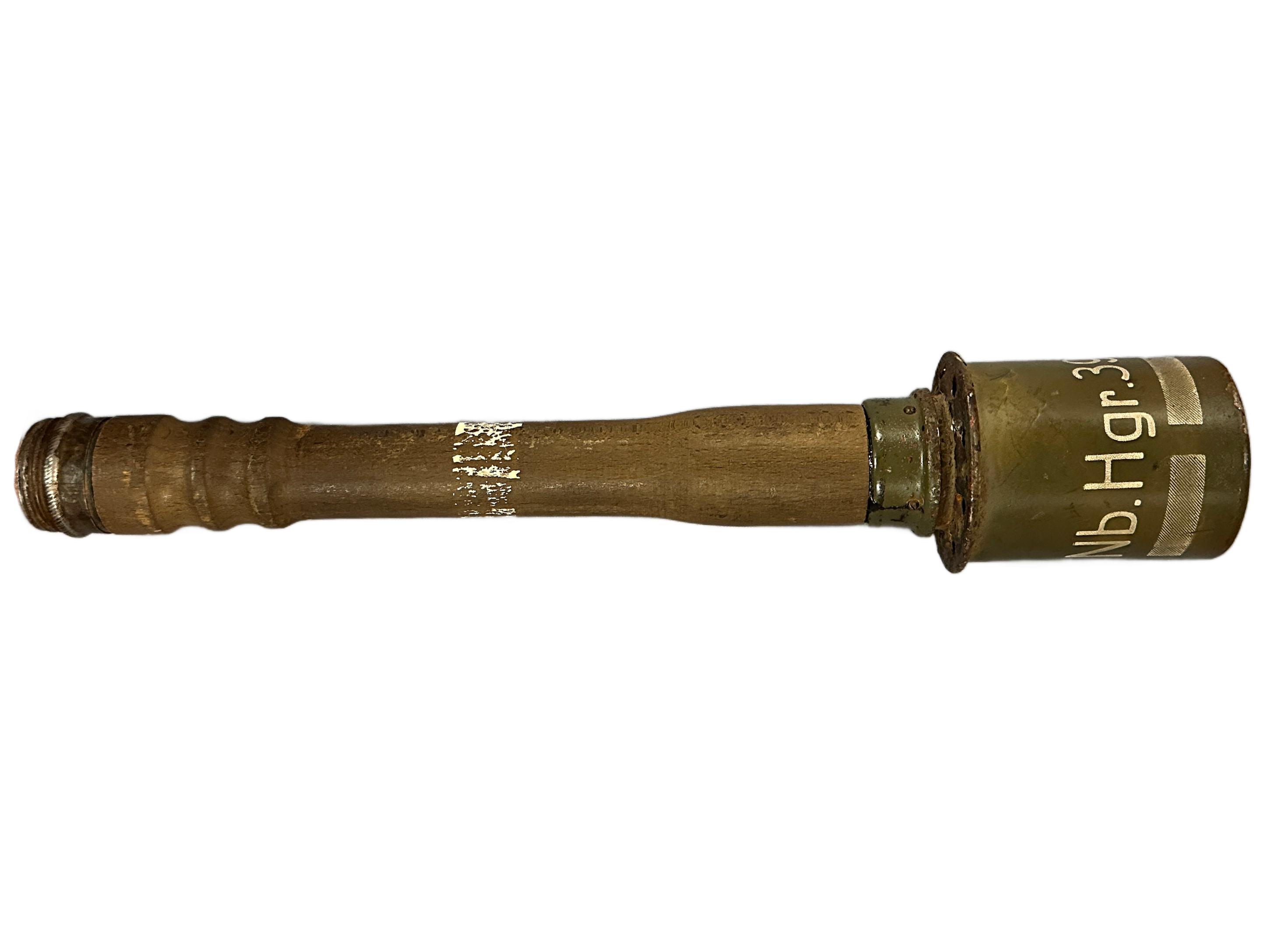 WW2 German Nb-Hgr 39b Lebensgefahr Stick Smoke Grenade Inert Marked ftd ...