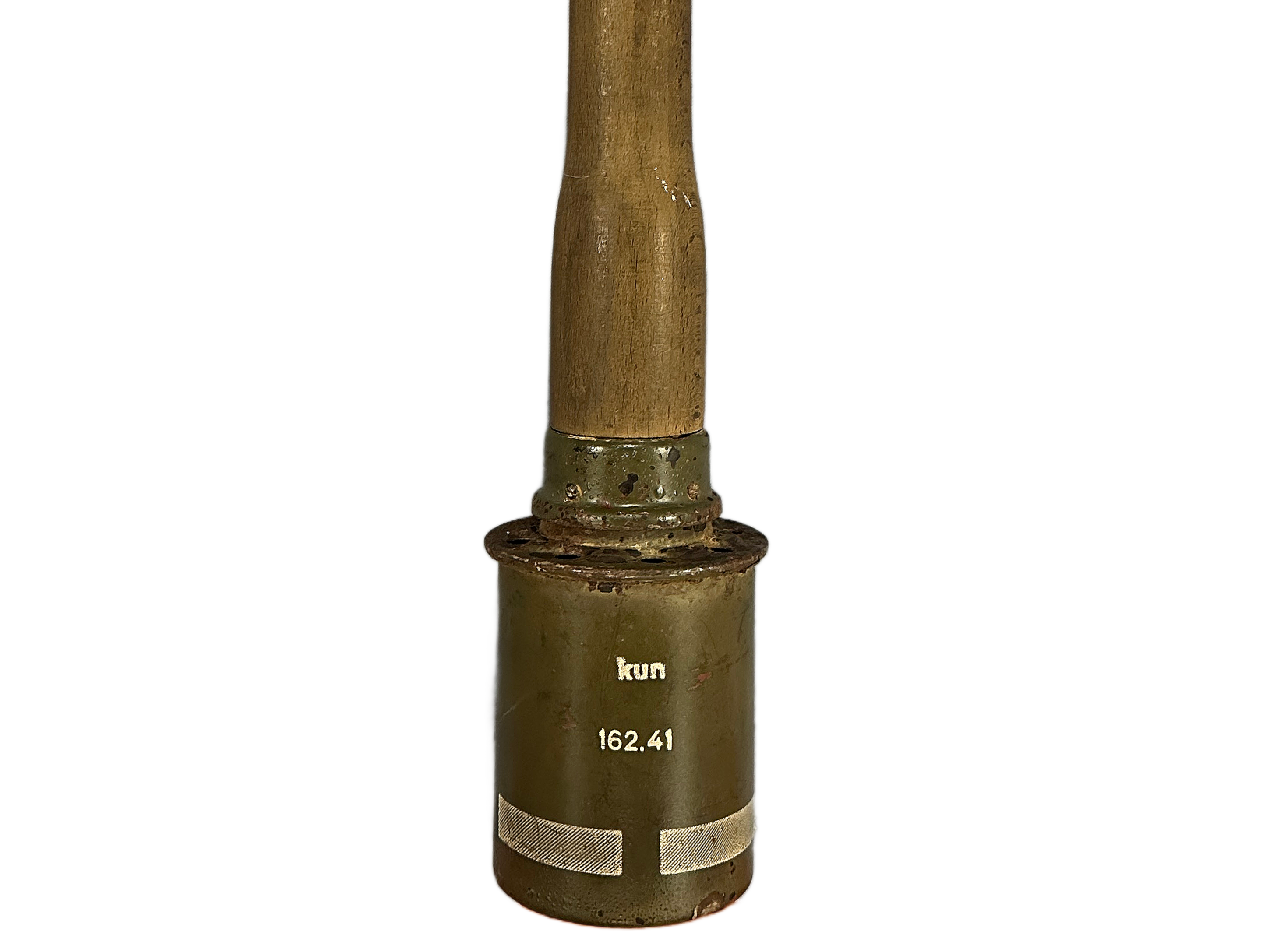 WW2 German Nb-Hgr 39b Lebensgefahr Stick Smoke Grenade Inert Marked ftd ...