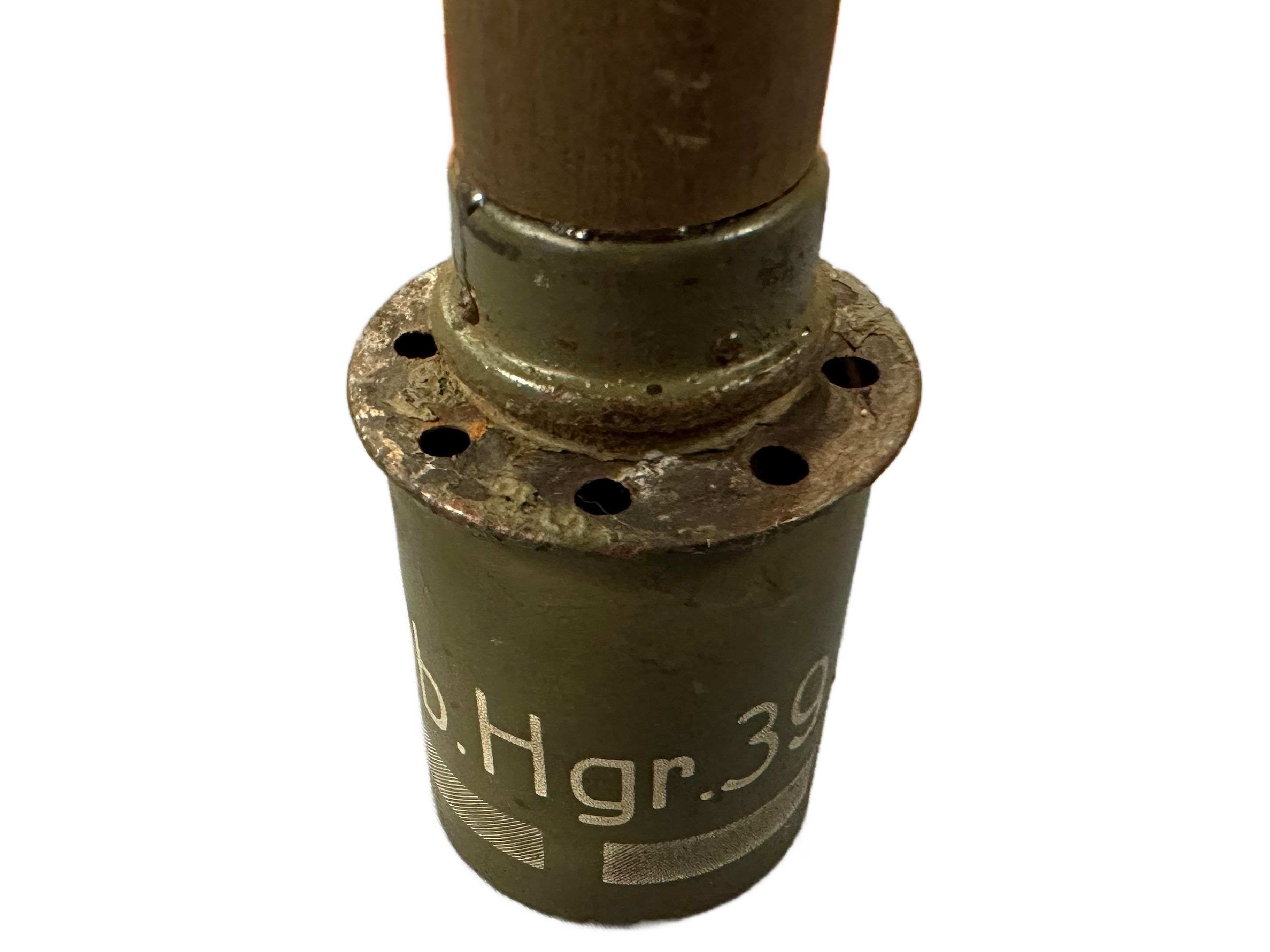 WW2 German Nb-Hgr 39b Lebensgefahr Stick Smoke Grenade Inert Marked ftd ...