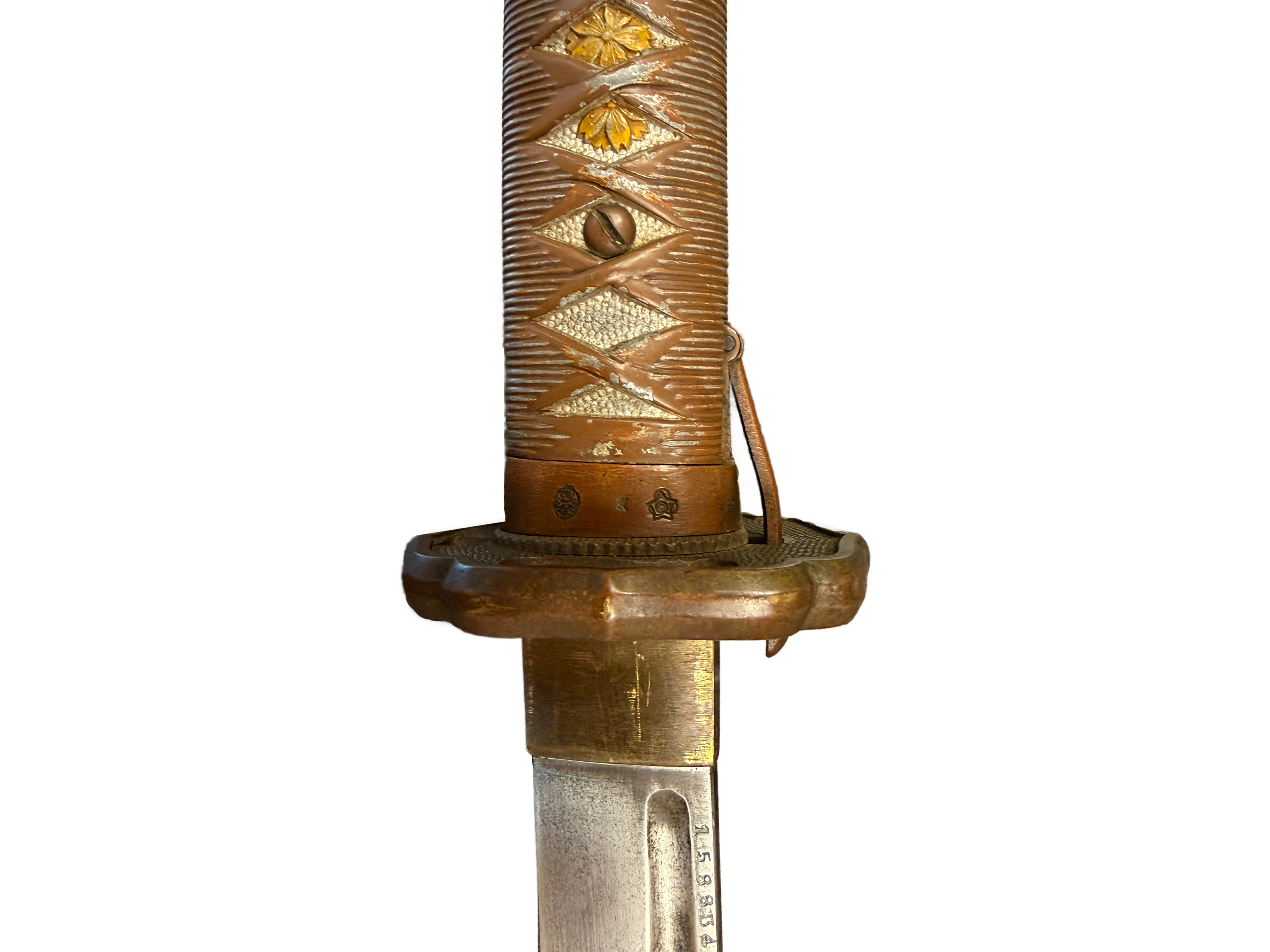 WW2 Japanese Original WWII Japanese Army Type 95 NCO Katana Samurai ...