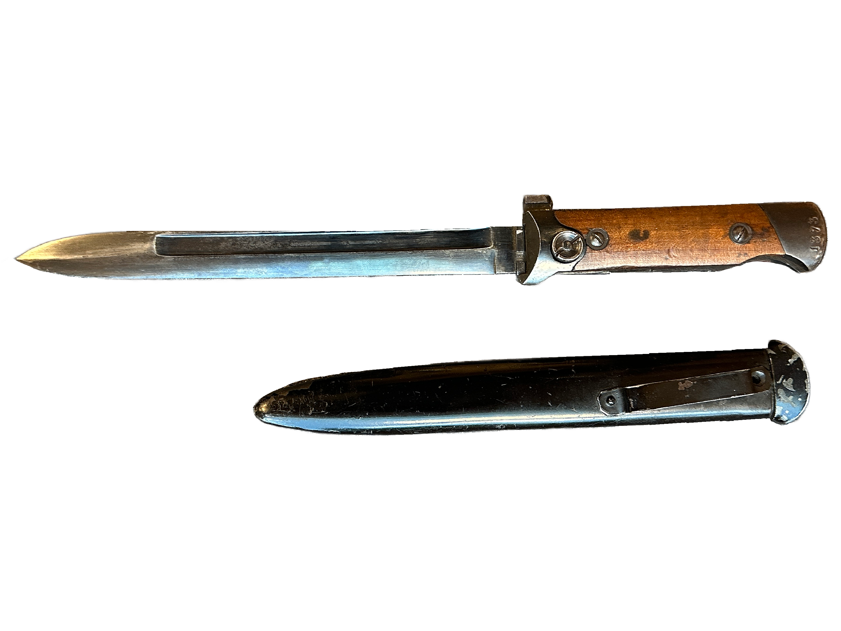 WW2 Original Italian M91/38 Carcano Folding Bayonet with Scabbard For ...