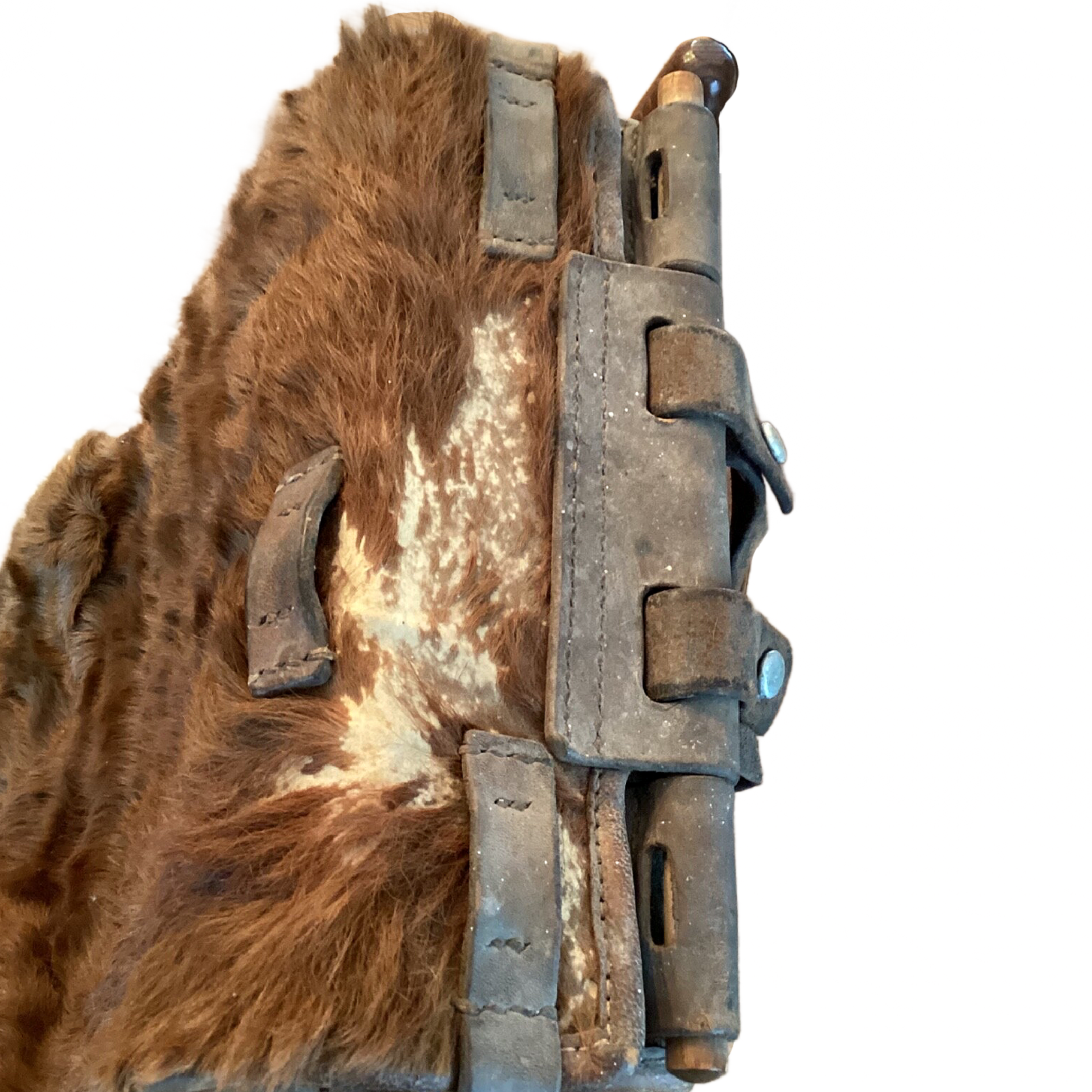 WW2 Original German 1943 Military Pony Fur Backpack Tornister Rucksack ...