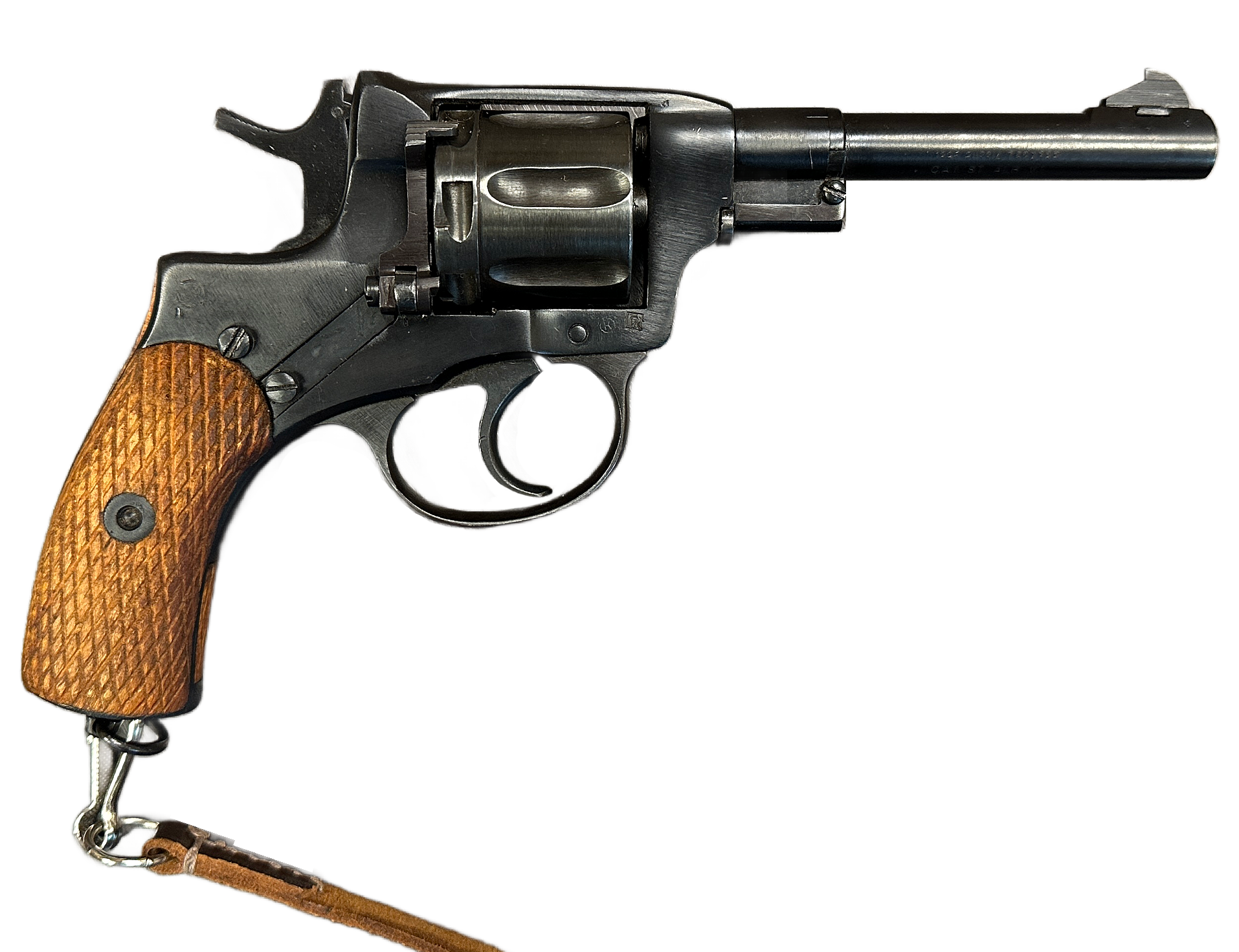 WW2 1940 Russian M1895 Nagant ZHO Revolver with Holster Rig | World War ...