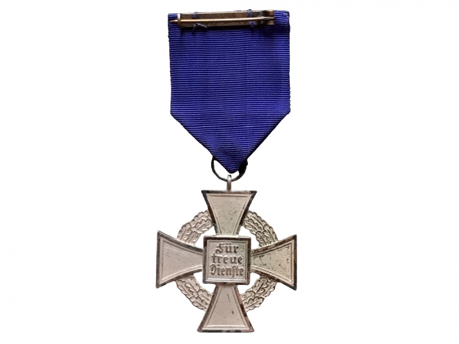 German Nazi 25 Year National Faithful Service Medal | World War I & II ...