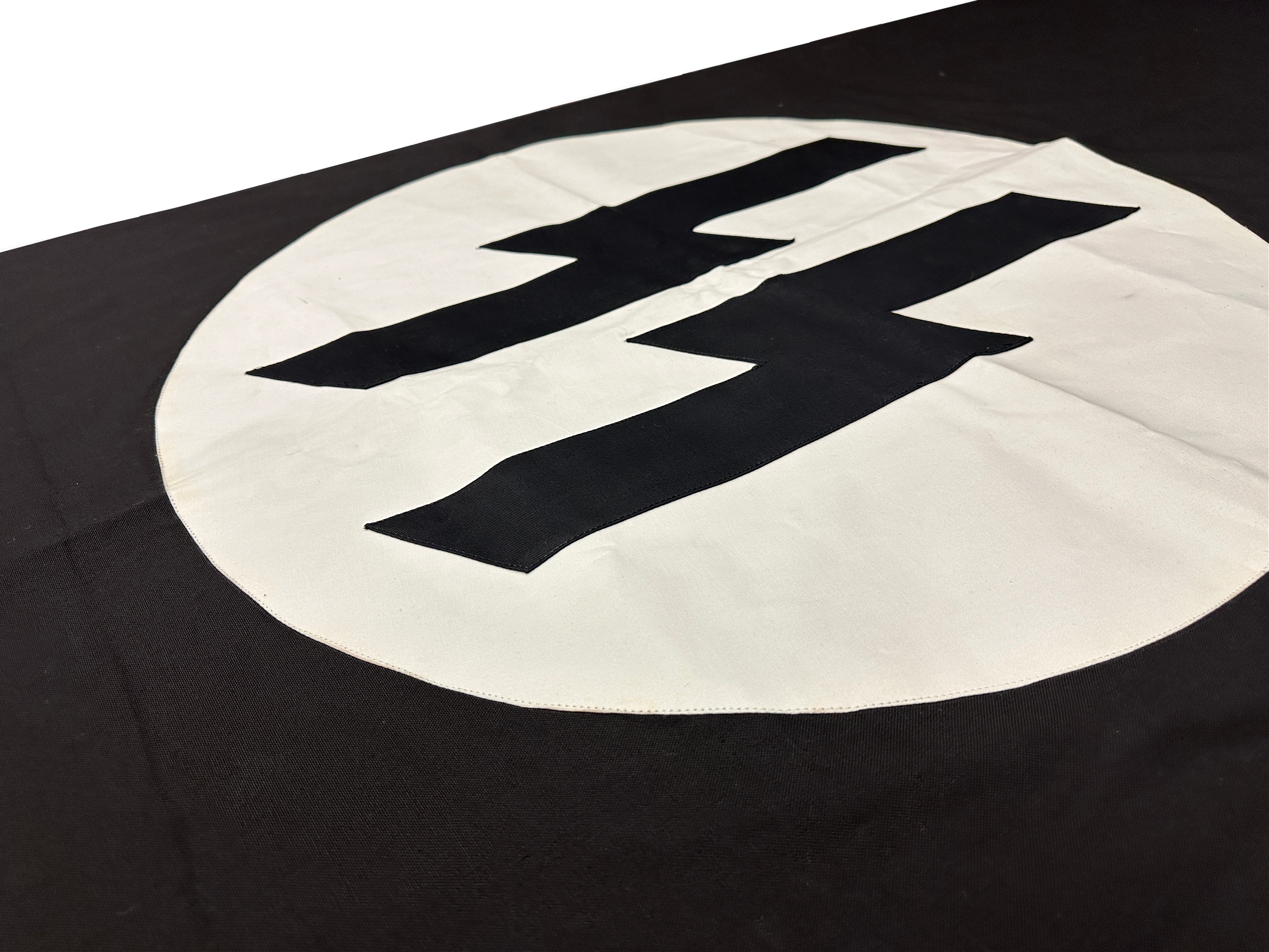 WW2 German SS Runes Banner Wall Flag, Very-Large Size 7' x 4' Original ...