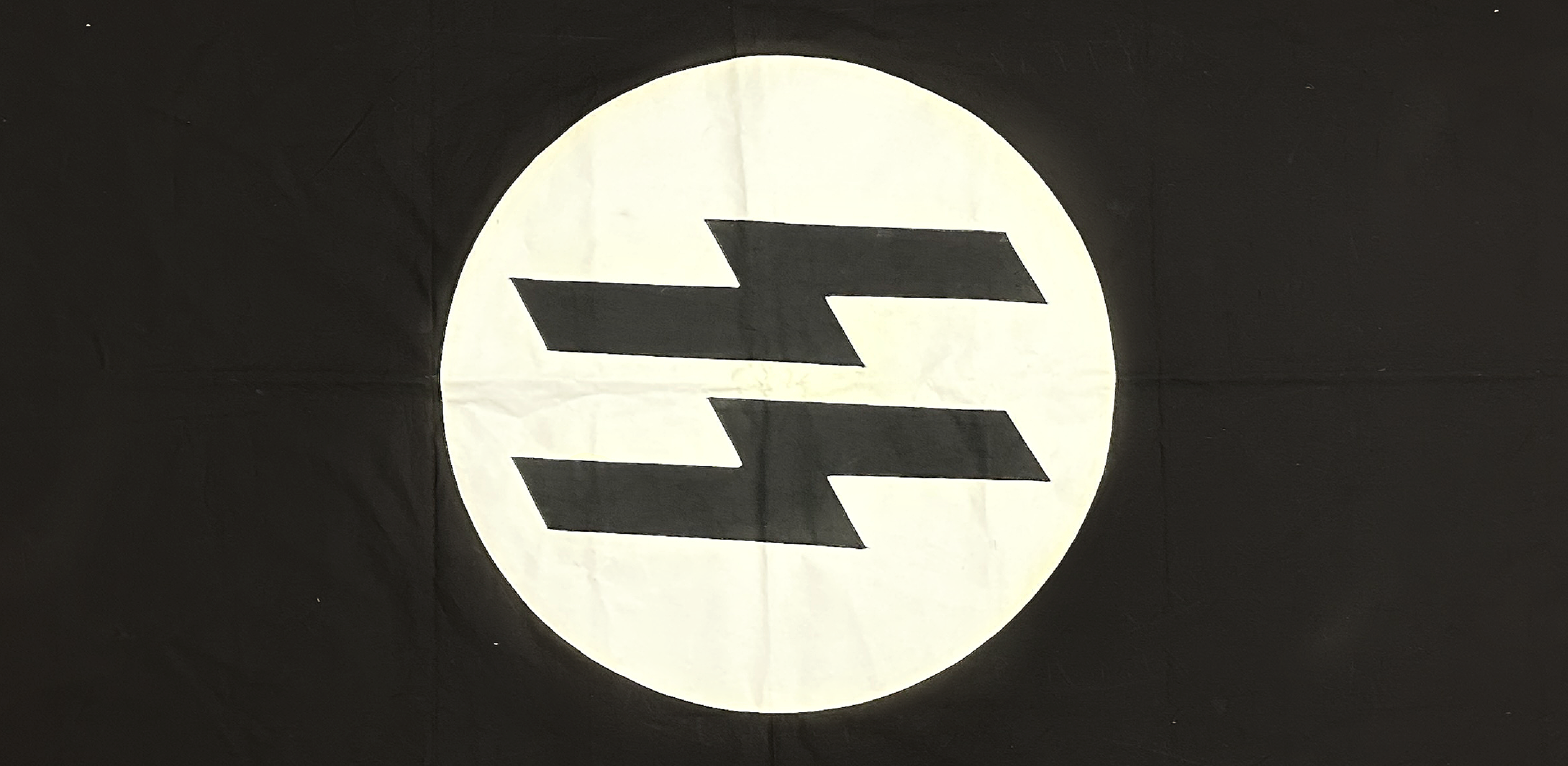 WW2 German SS Runes Banner Wall Flag, Very-Large Size 7' x 4' Original ...
