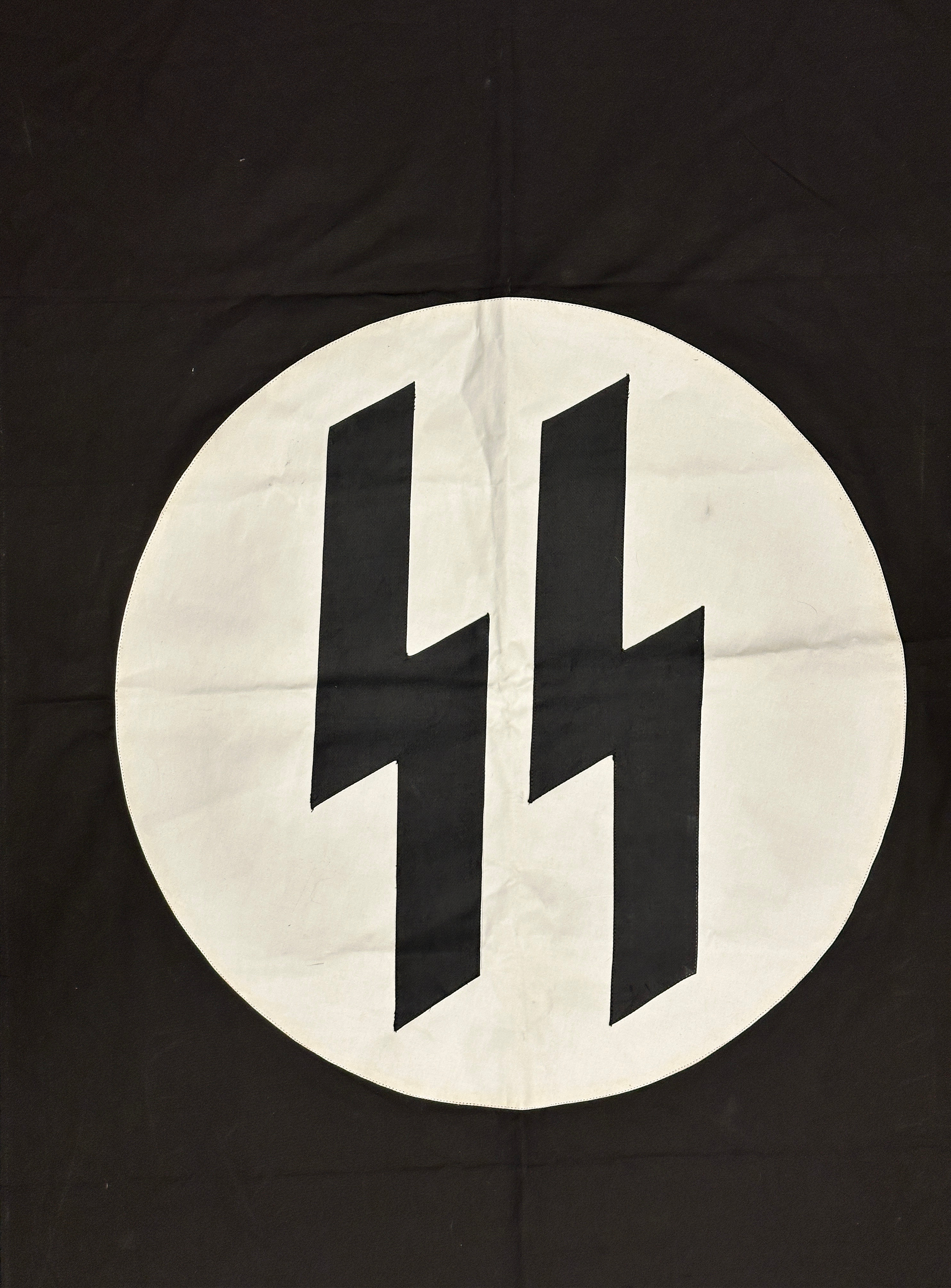 WW2 German SS Runes Banner Wall Flag, Very-Large Size 7' x 4' Original ...