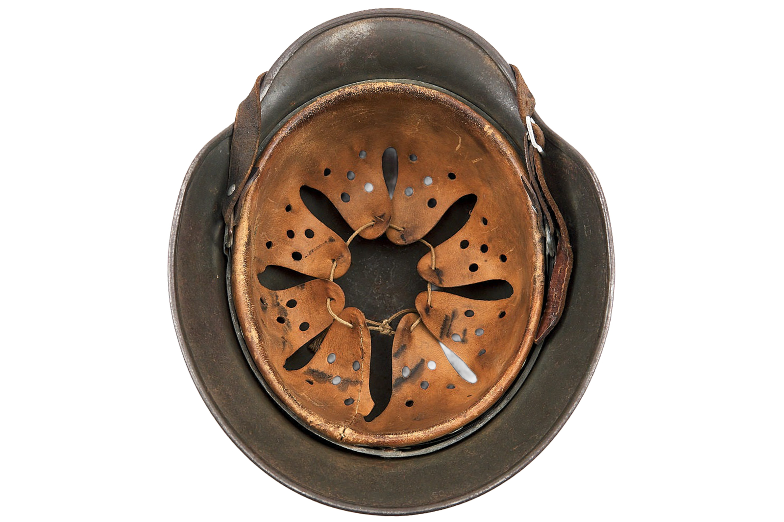 WW2 Original German M40 ET64 Single Decal SS Helmet with Liner ...