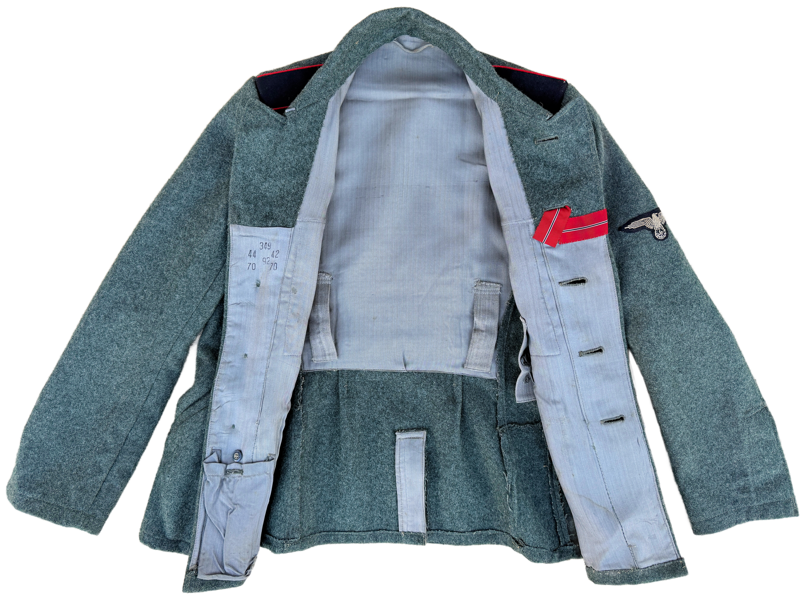 WW2 German Waffen SS Artillery M43 Wool Combat Field Blouse | World War ...