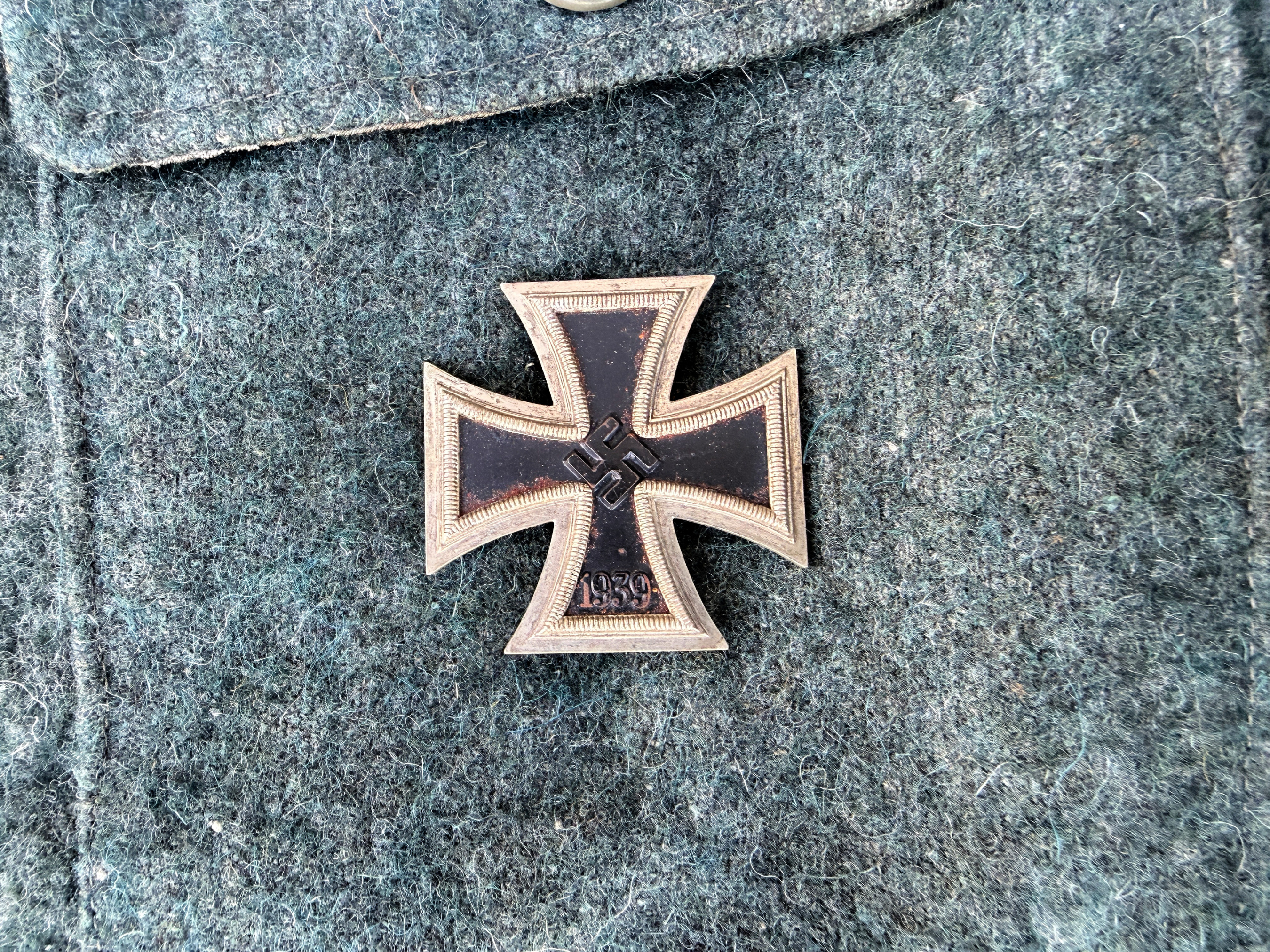WW2 German Waffen SS Artillery M43 Wool Combat Field Blouse | World War ...