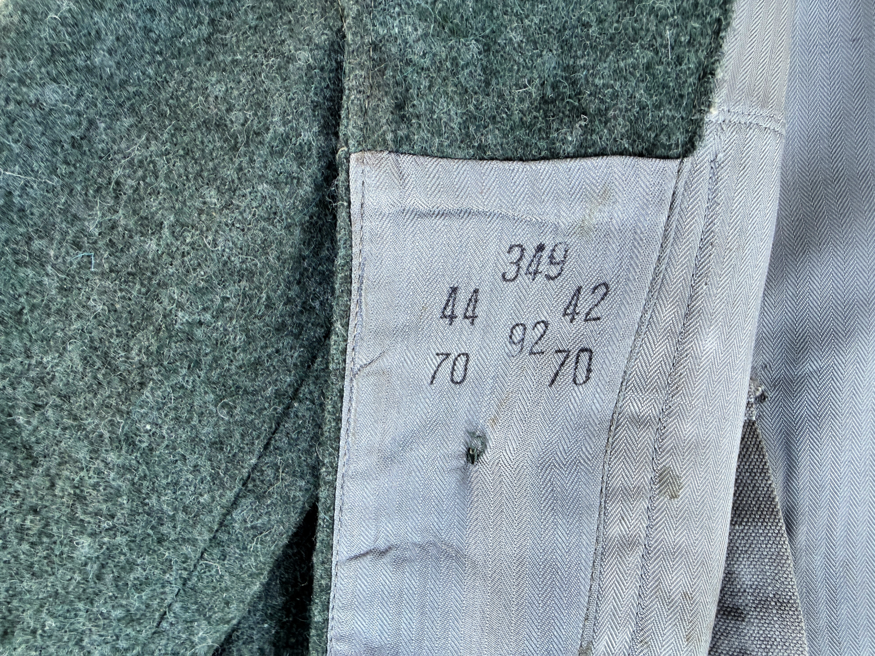 WW2 German Waffen SS Artillery M43 Wool Combat Field Blouse | World War ...