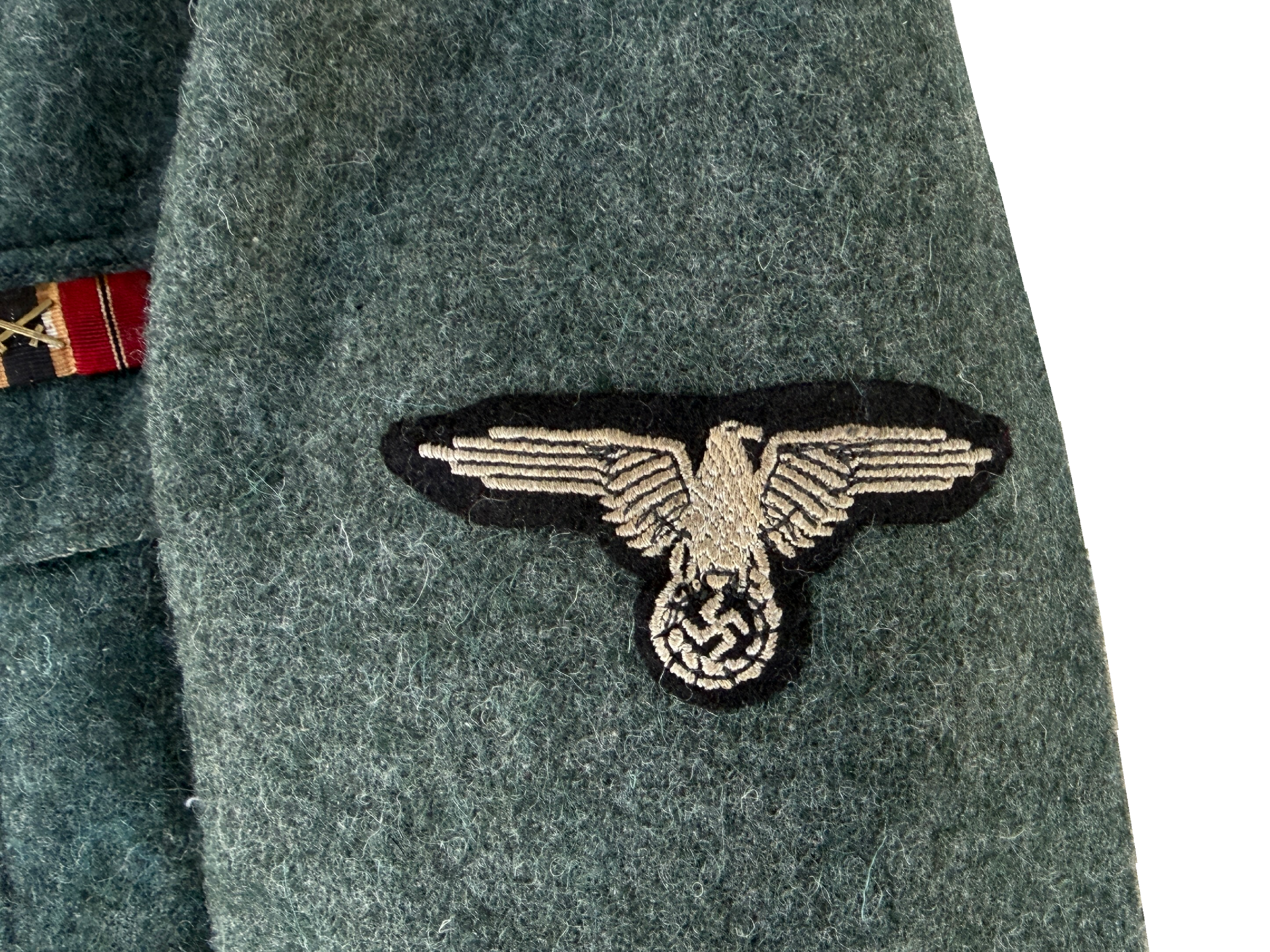 WW2 German Waffen SS Artillery M43 Wool Combat Field Blouse | World War ...