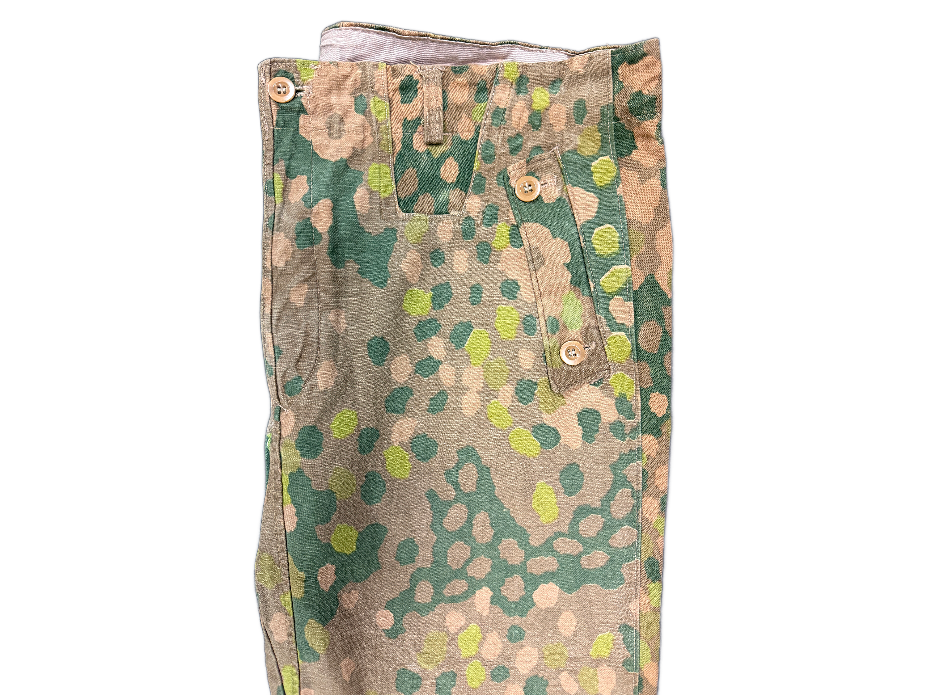 WW2 Original German Waffen-SS Dot-Pattern M44 Camouflage Trousers for ...
