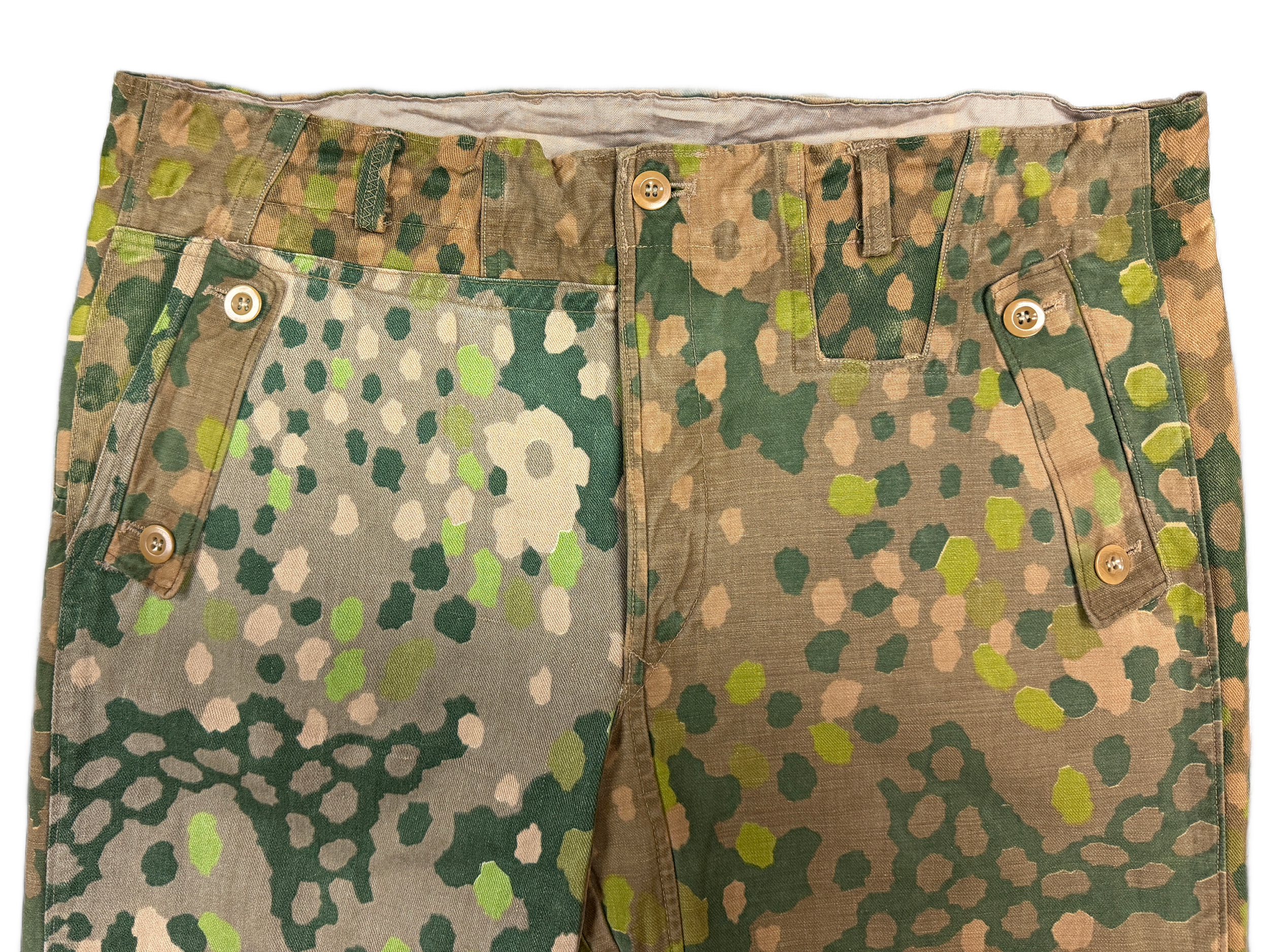 WW2 Original German Waffen-SS Dot-Pattern M44 Camouflage Trousers for ...
