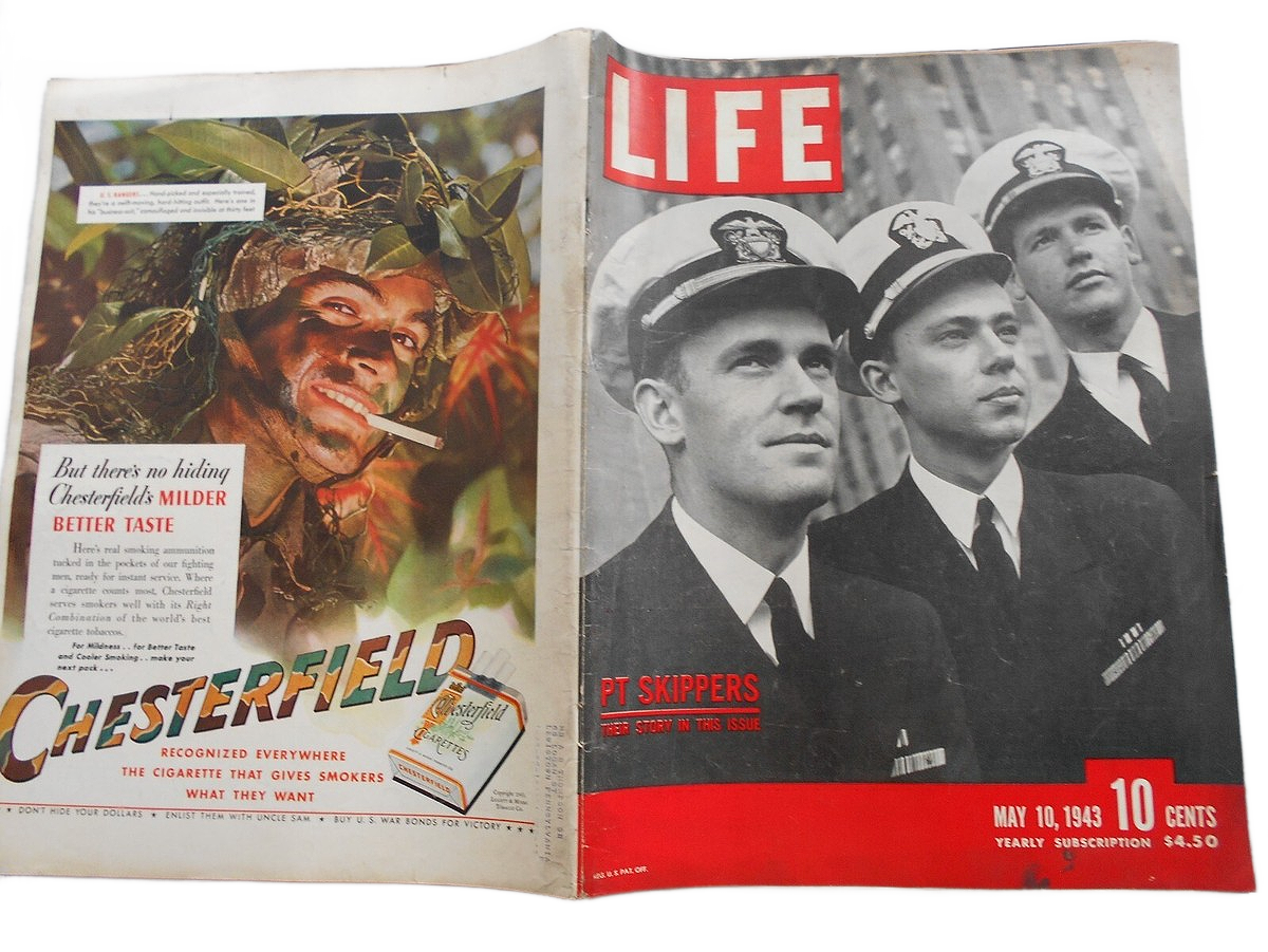 Original WW2 ERA LIFE Magazine Dated May 10, 1943 Cover Story PT ...