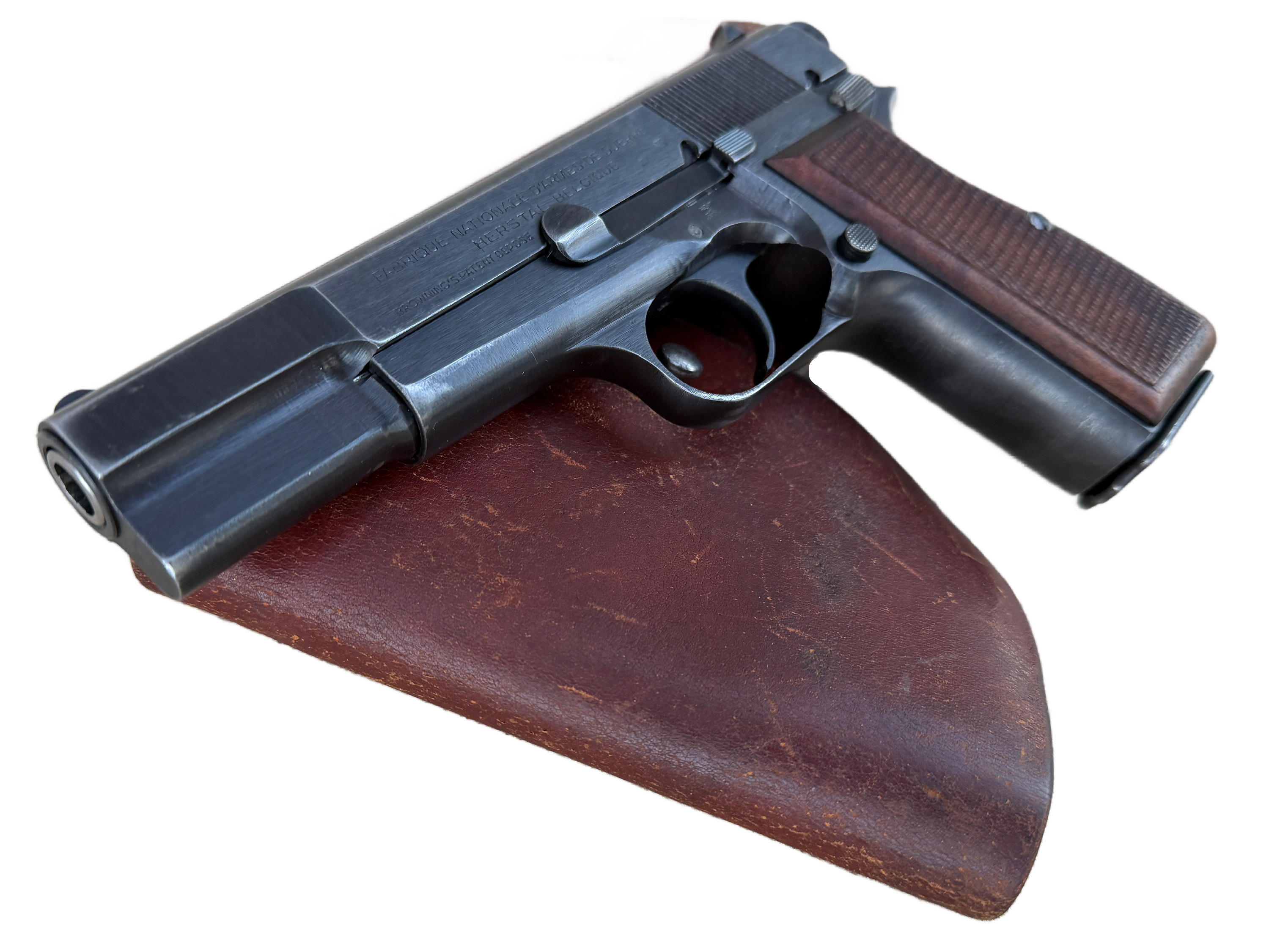 WW2 German Issue 9mm Browning HI-Power Caliber 9mm Pistol with Marked ...