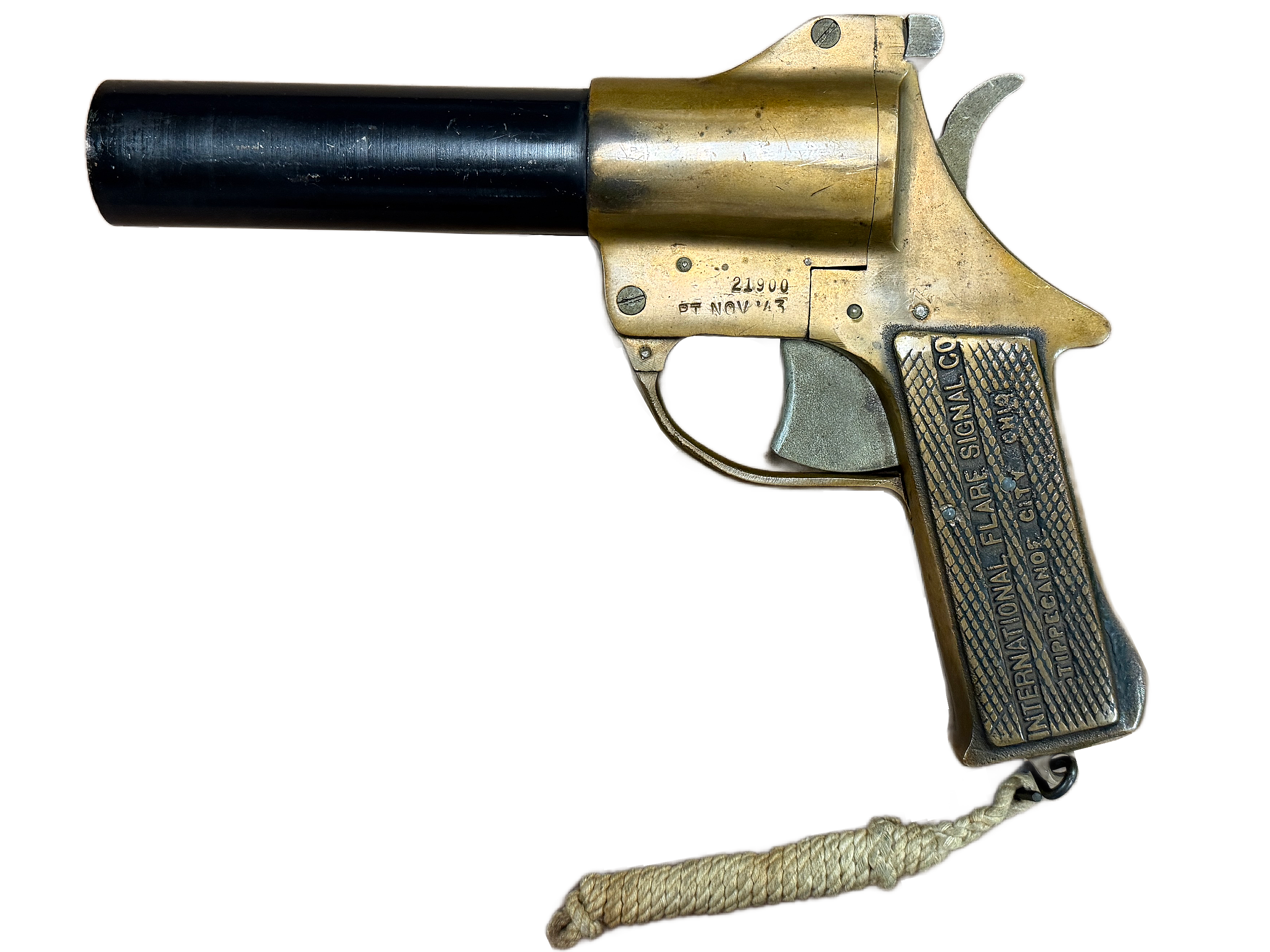 Original WW2 US 1943 International Flare Signal Co. Model 52 Brass ...