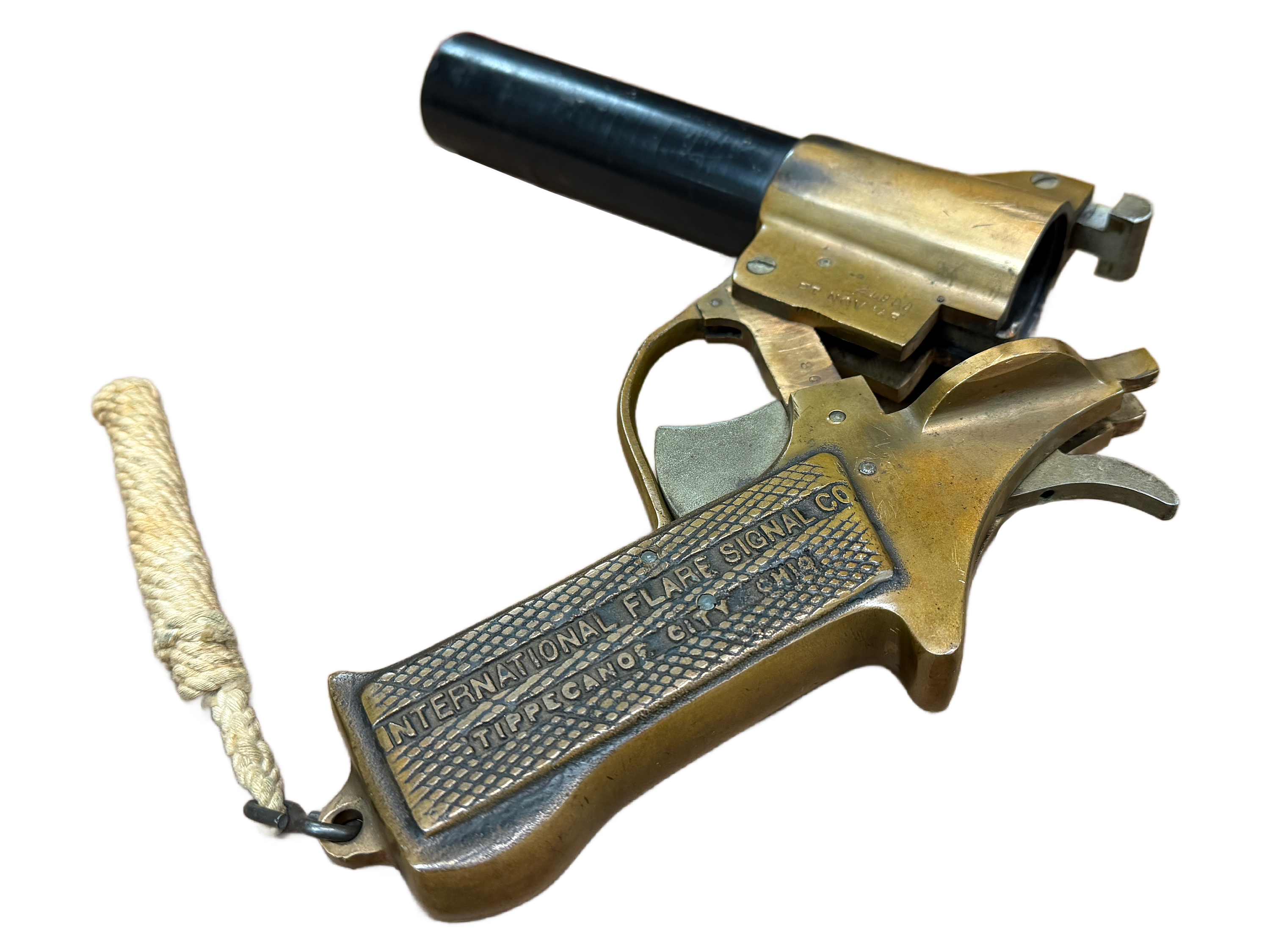 Original WW2 US 1943 International Flare Signal Co. Model 52 Brass ...