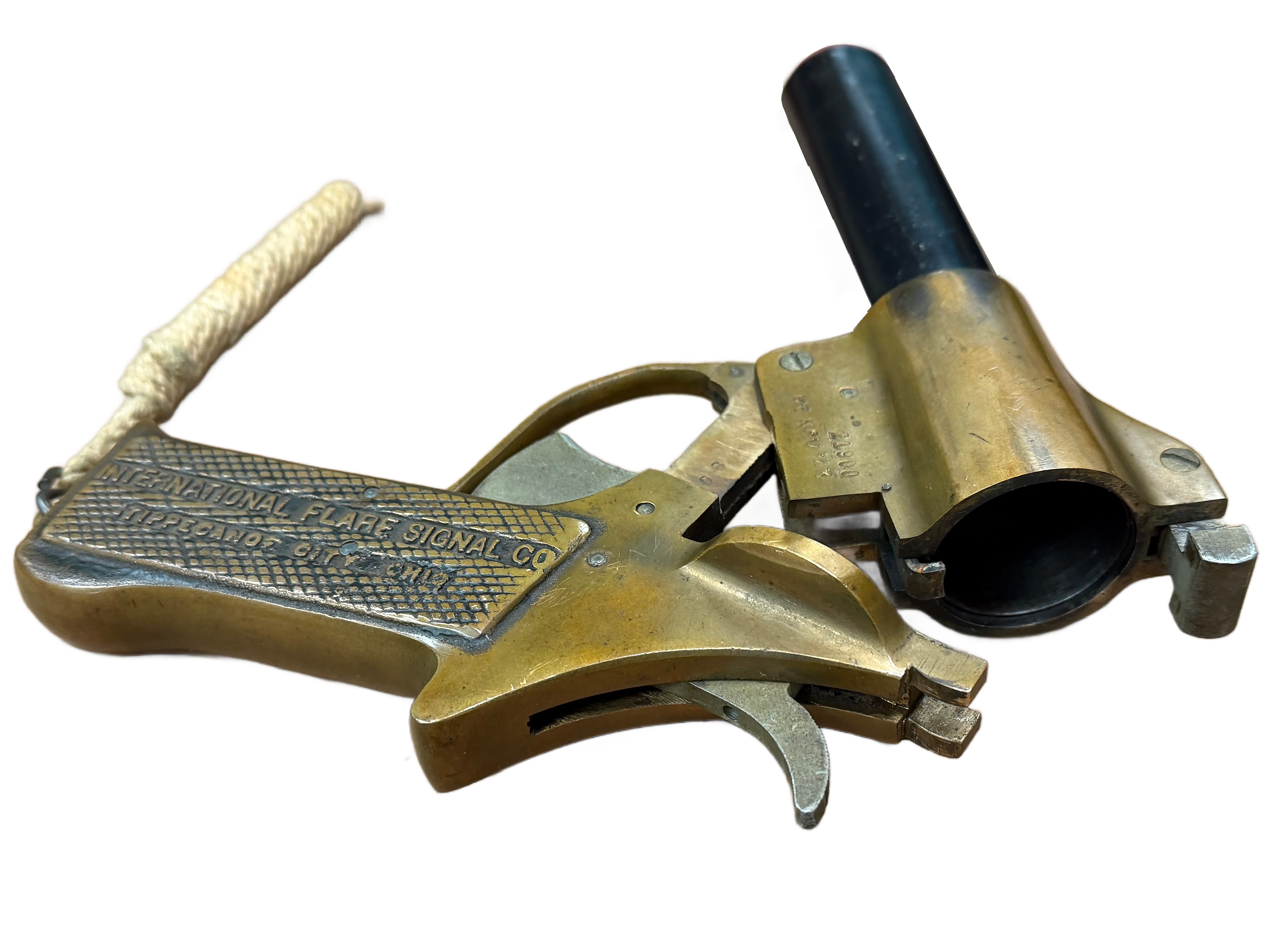 Original WW2 US 1943 International Flare Signal Co. Model 52 Brass ...