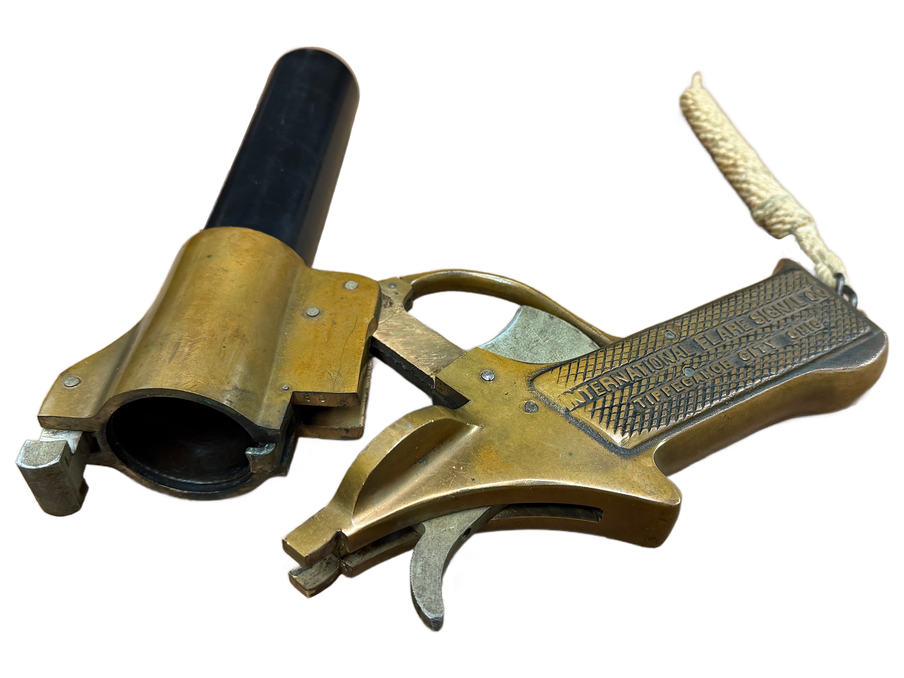 Original WW2 US 1943 International Flare Signal Co. Model 52 Brass ...