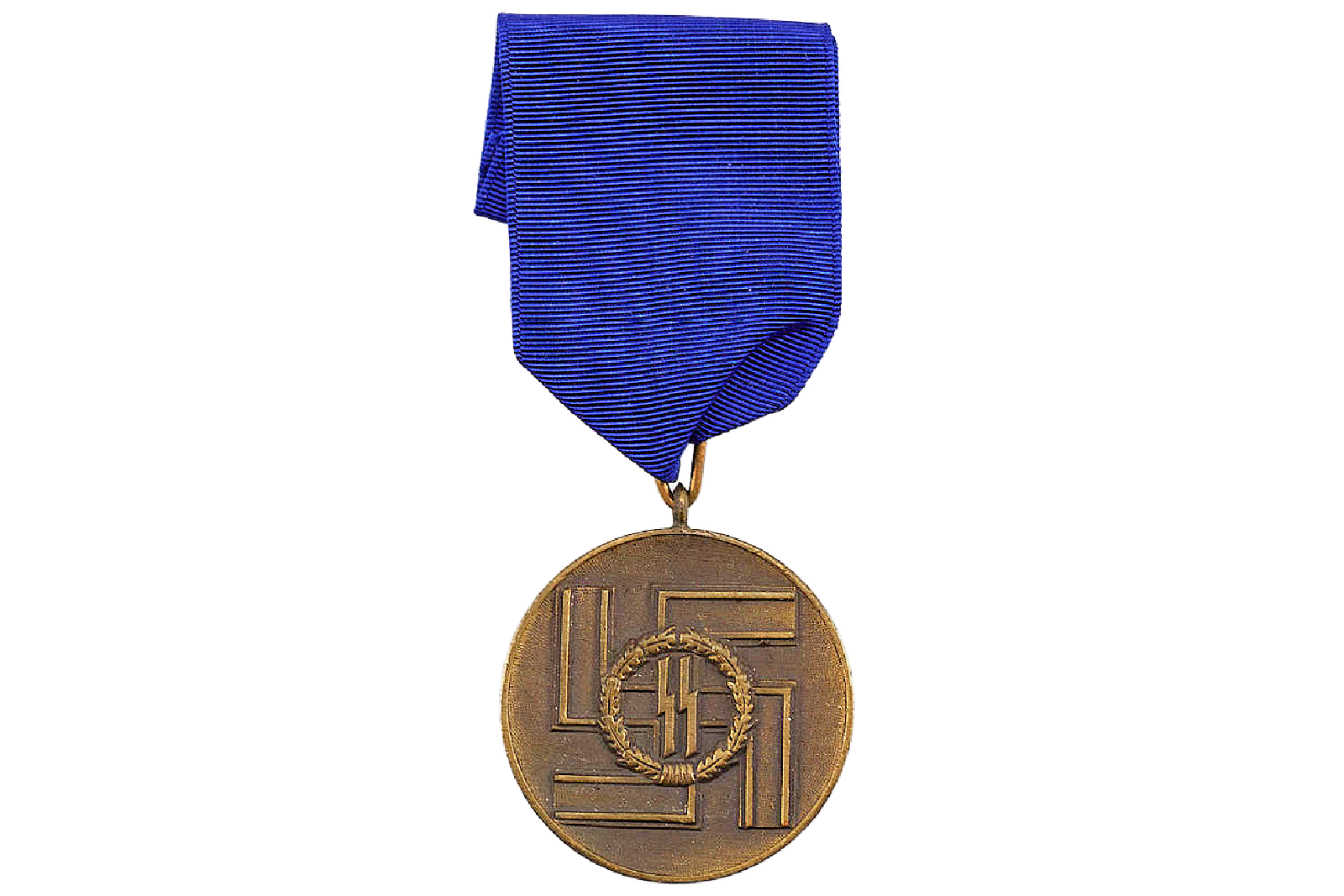 Original WW2 German SS 8 Year Long Service Award with Blue Cornflower ...