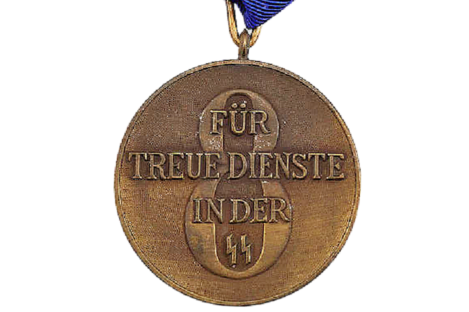 Original WW2 German SS 8 Year Long Service Award with Blue Cornflower ...