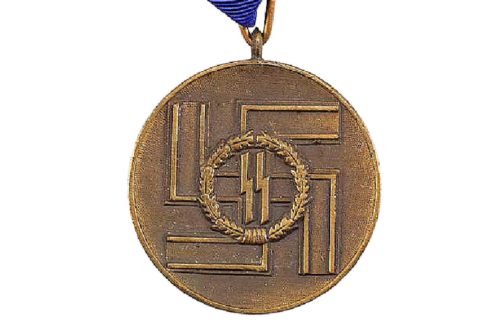 Original WW2 German SS 8 Year Long Service Award with Blue Cornflower ...