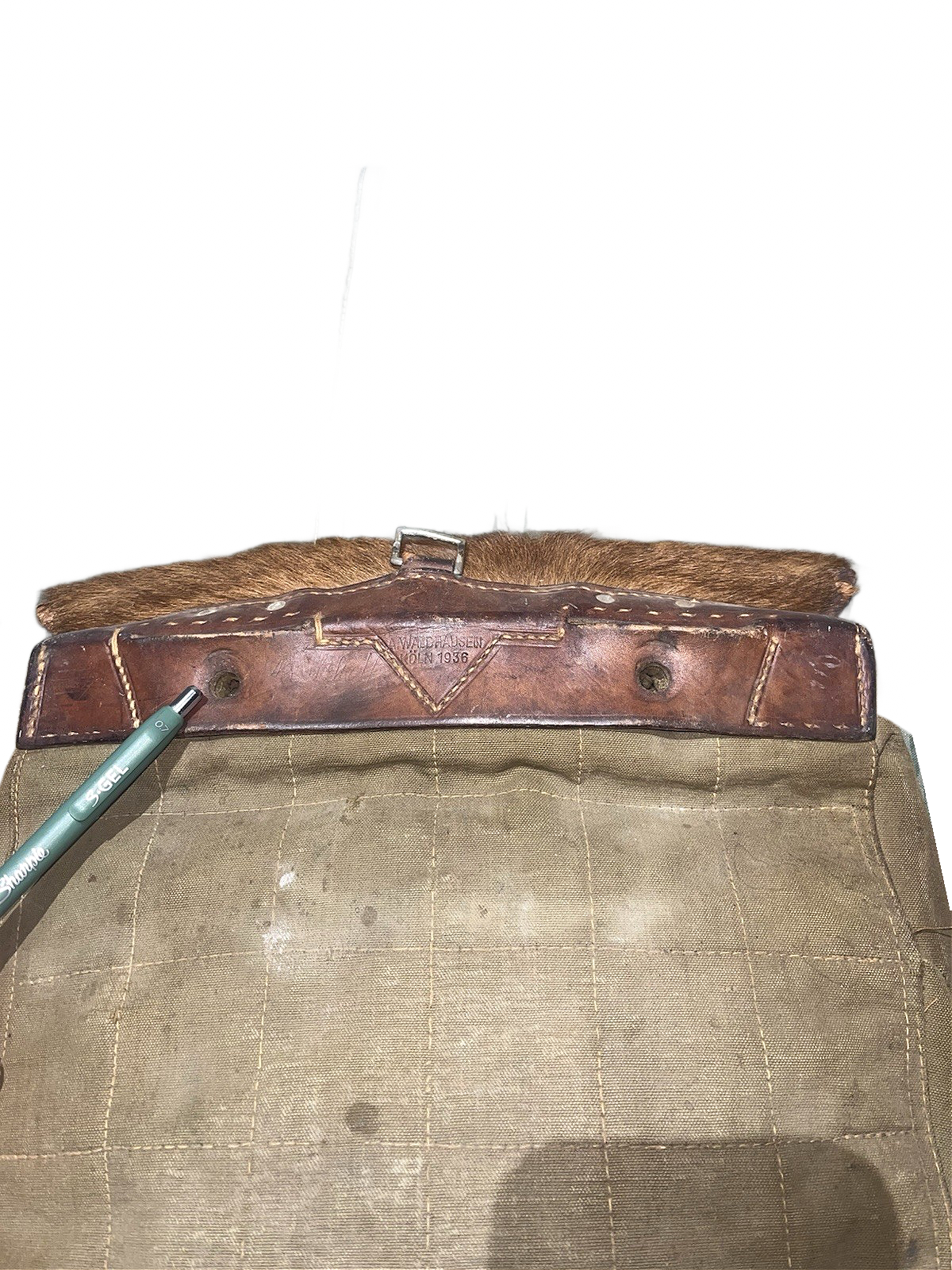 WW2 Original German Medic Uniform Horsehair Tornister Backpack Rucksack ...