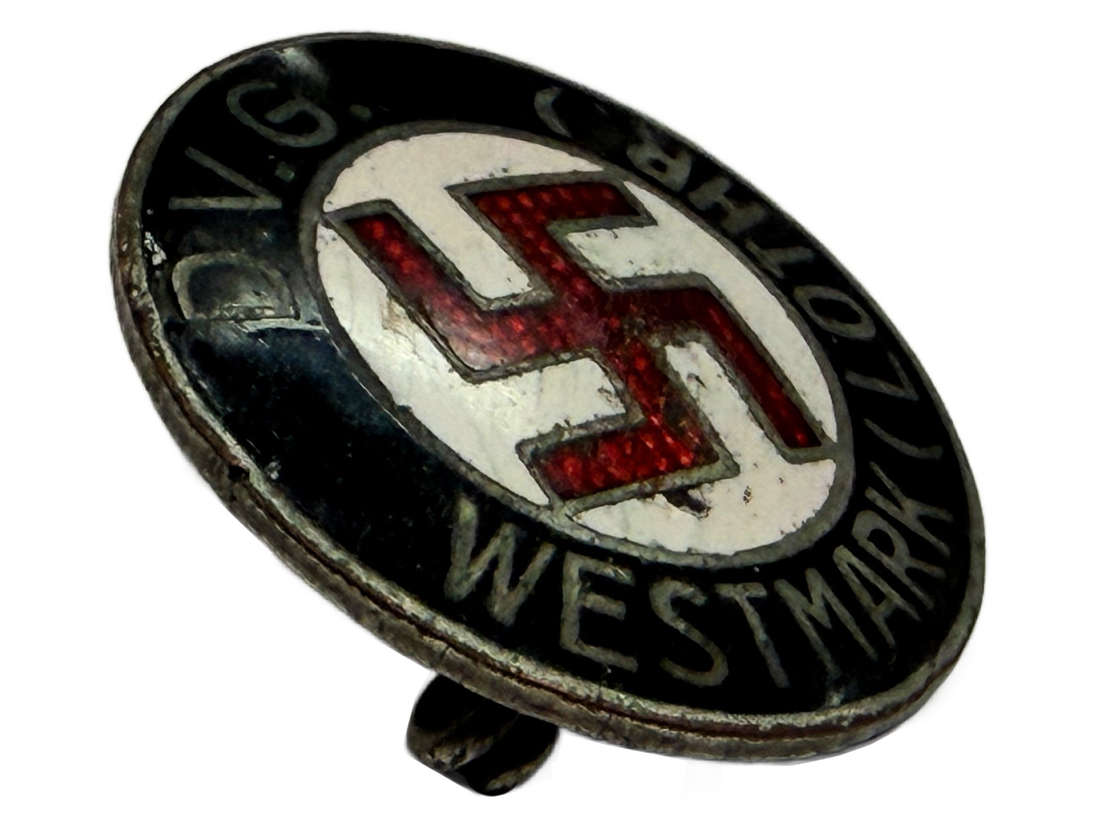Original German D.V.G. Westmark Political Support Enamel NSDAP ...