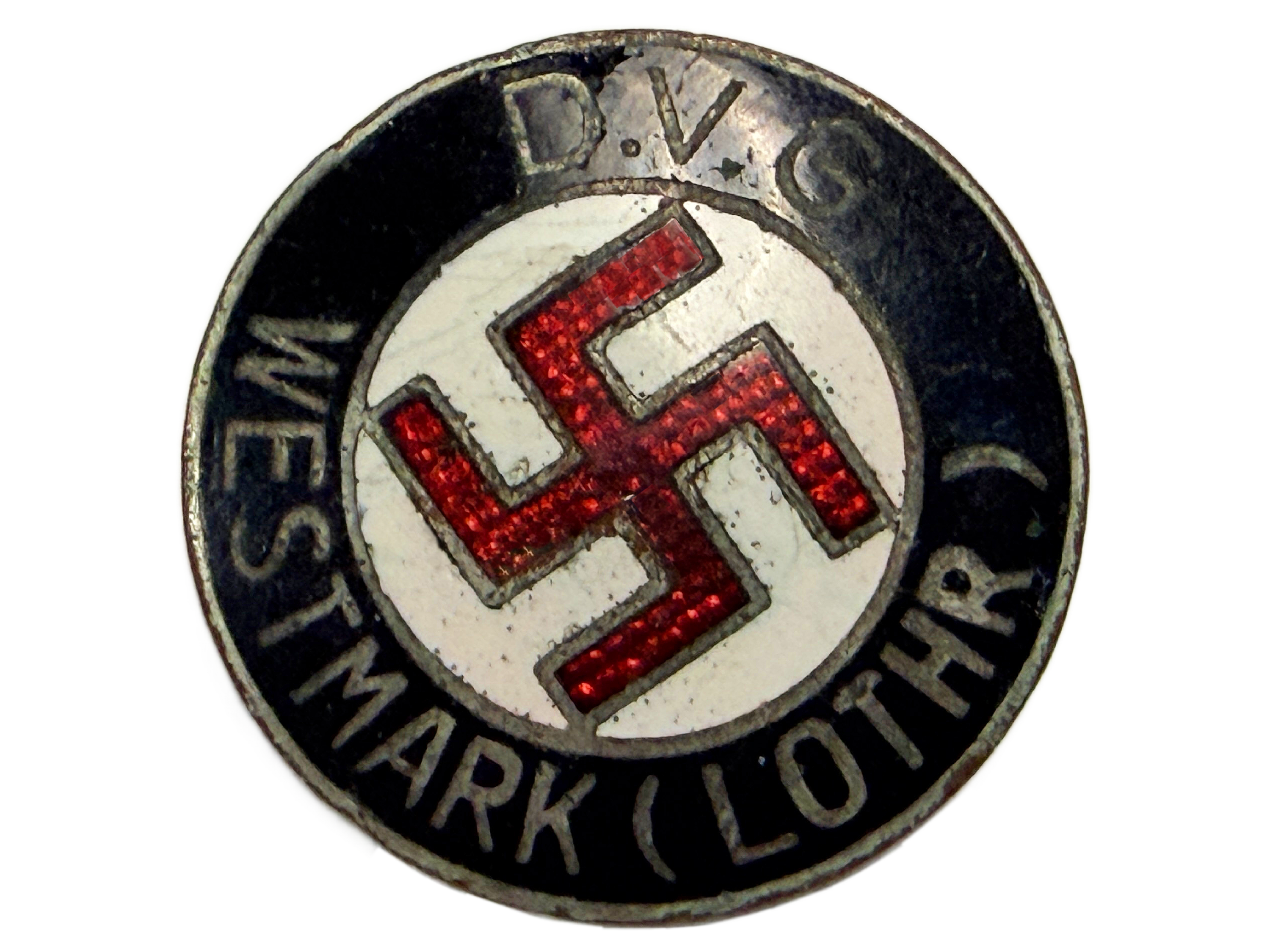 Original German D.V.G. Westmark Political Support Enamel NSDAP ...