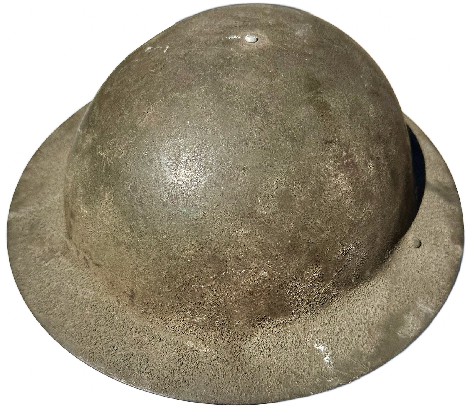 WW2 British MK2 Brodie Helmet 1939 with Leather Liner and Chin Strap ...