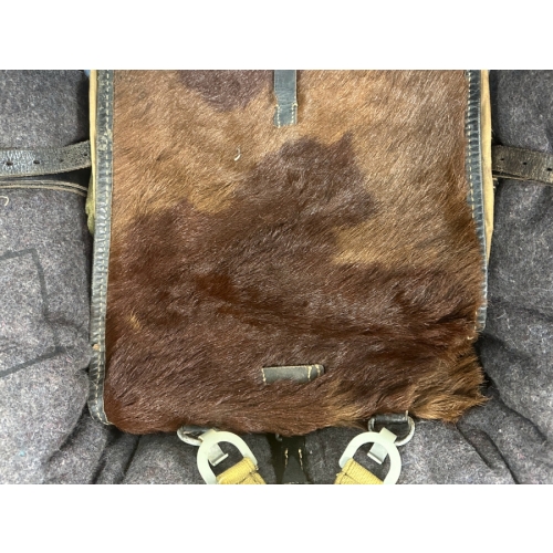 WWII German Tornister Pony Fur Backpack & Gear | World War I & II ...