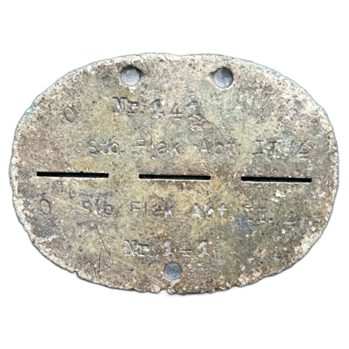 WW2 German SS Flak-ABT Abteilung II/4 Identification Tag | World War I ...