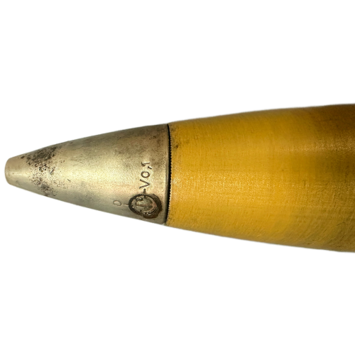 WW2 German Flak 88mm High-Explosive Inert Shell with Brass Casing Dated ...